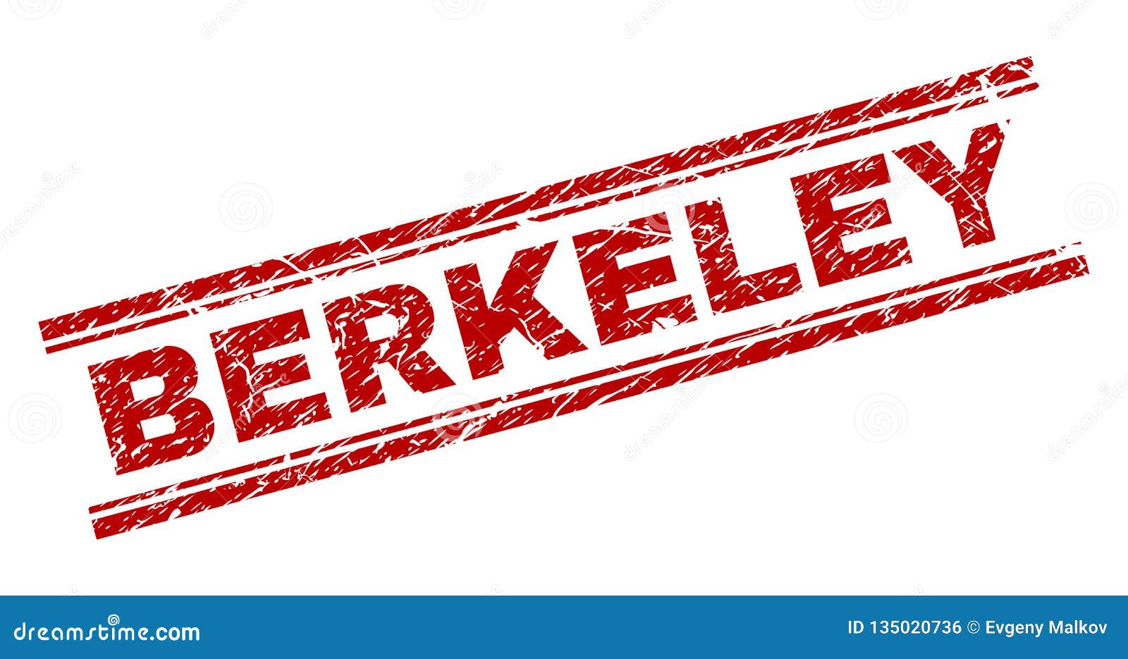 BERKELEY Stamp Seal Texturizado Grunge Ilustración del Vector ...