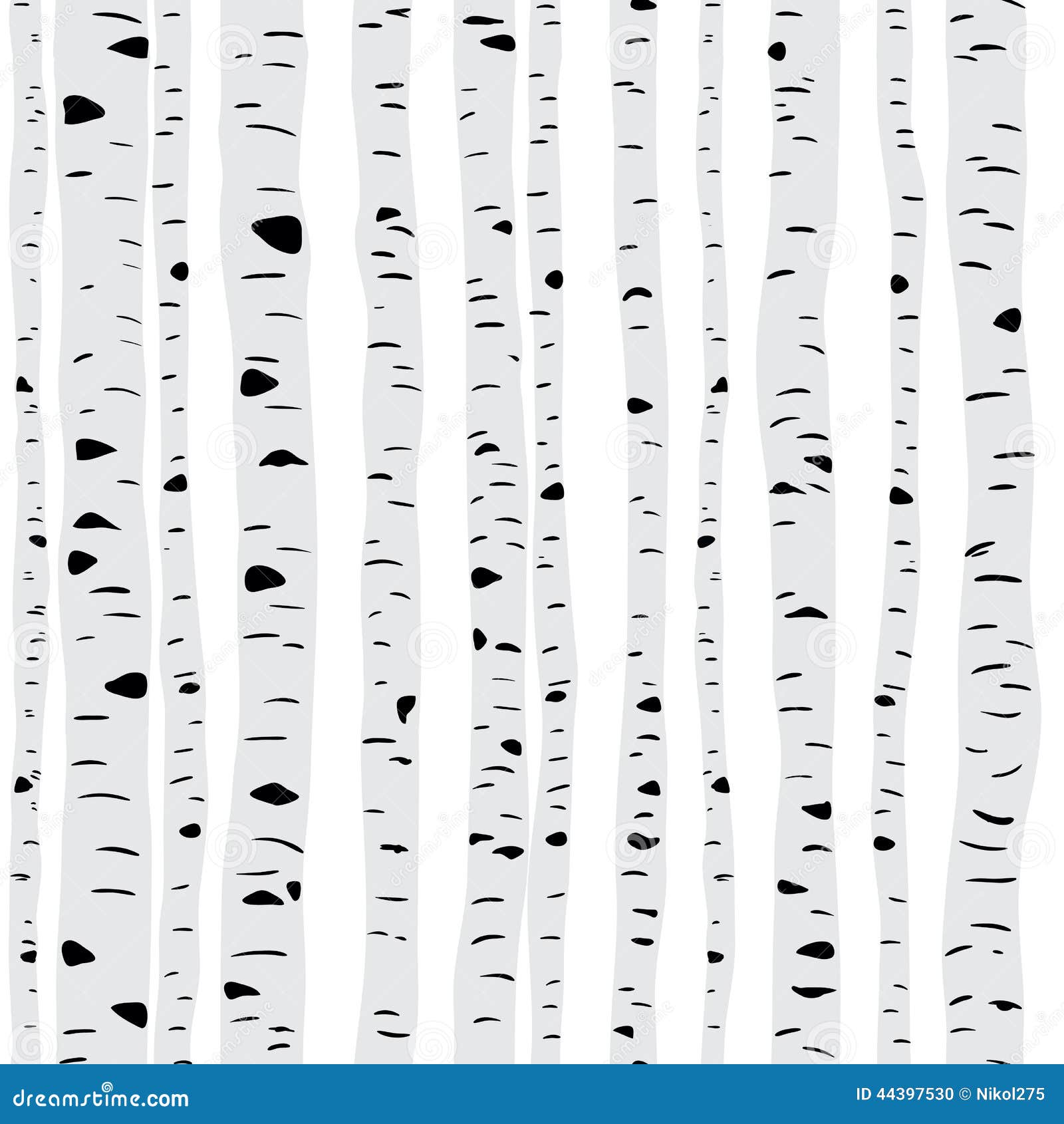 Berken in vector vector illustratie. Illustration of één - 44397530