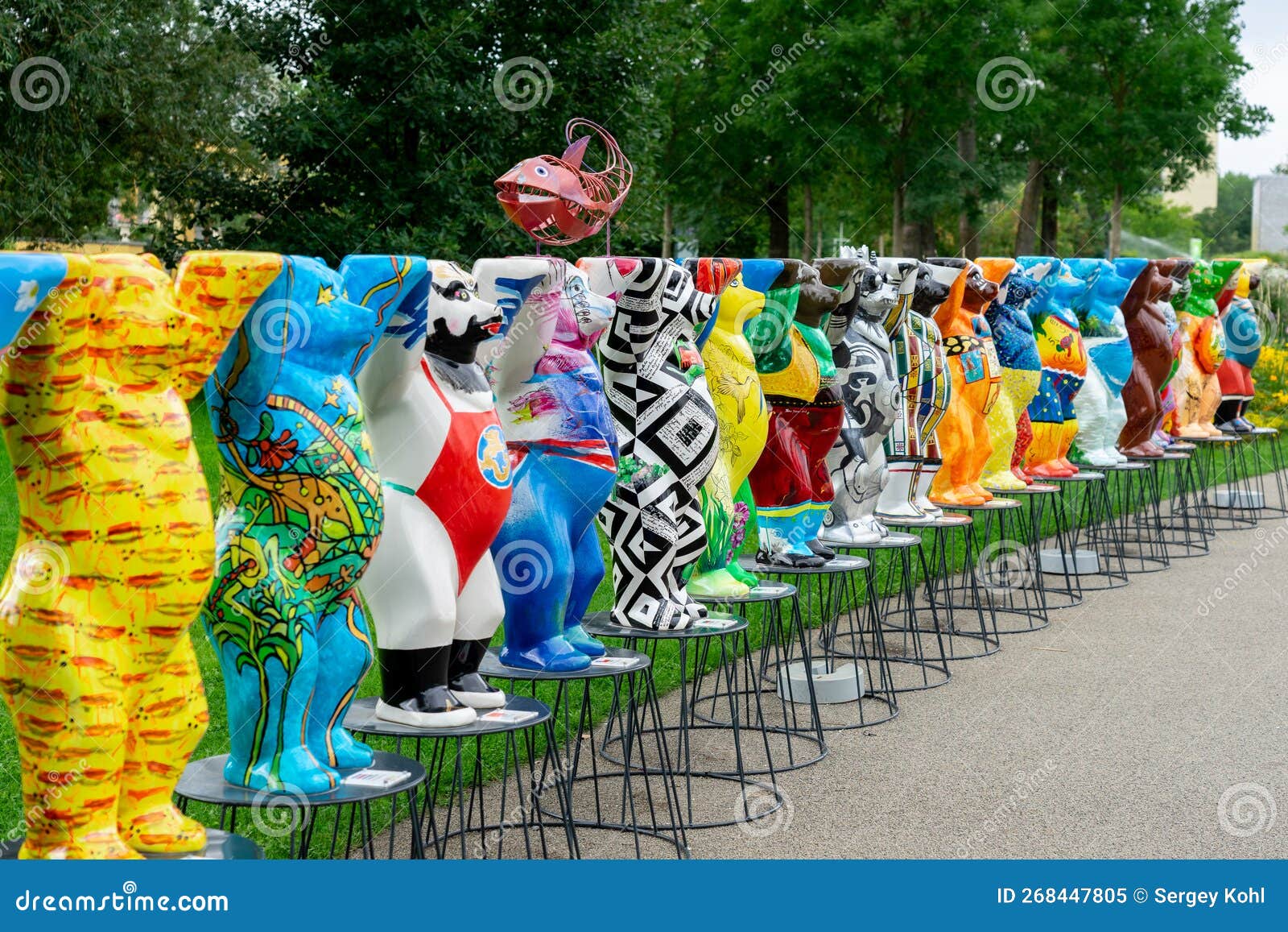 Bear As a Symbol of Berlin in Original and National Patterns Editorial ...