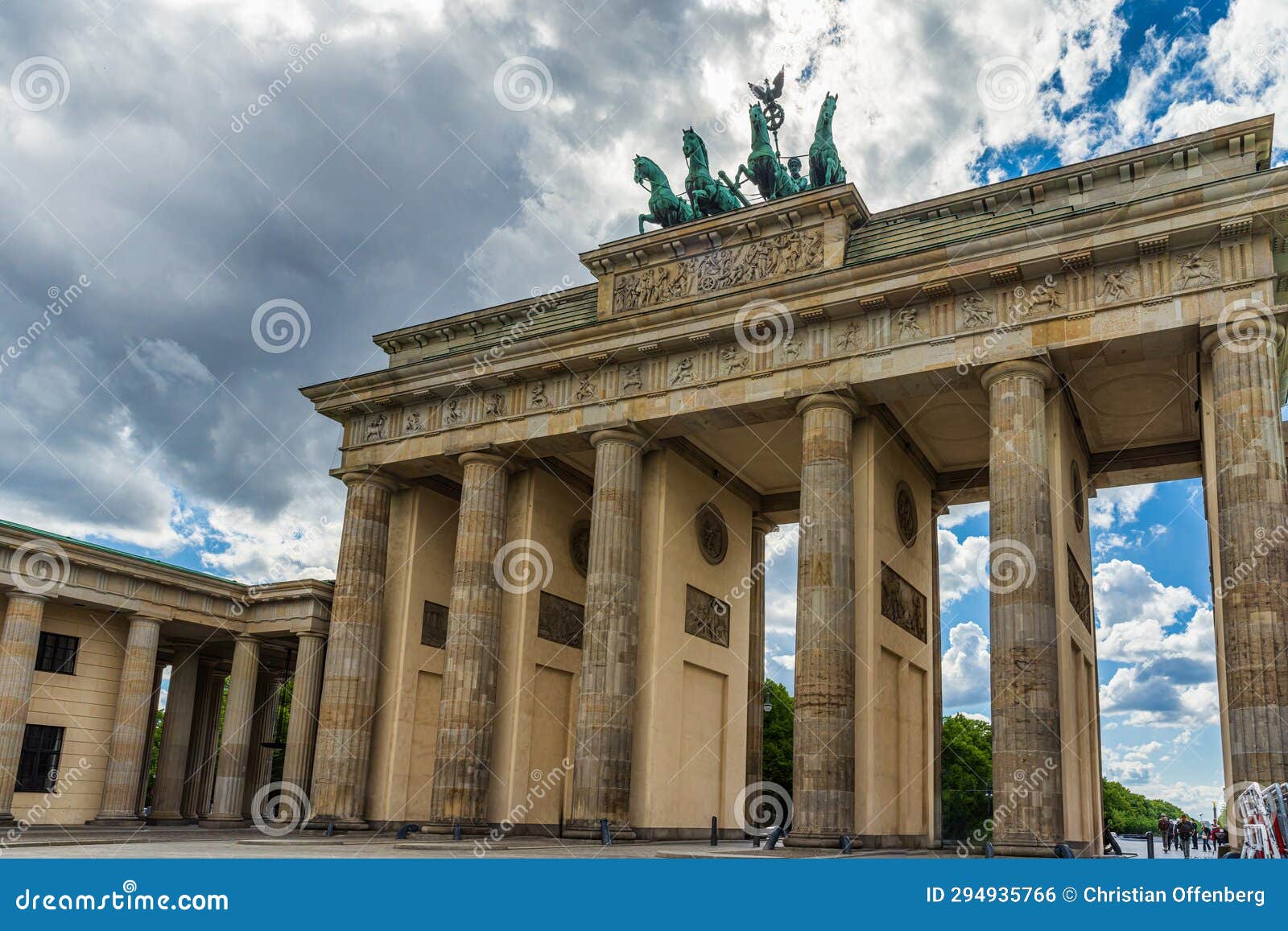 Berlin Brandenburg Gate in Berlin, Germany Stock Photo - Image of ...