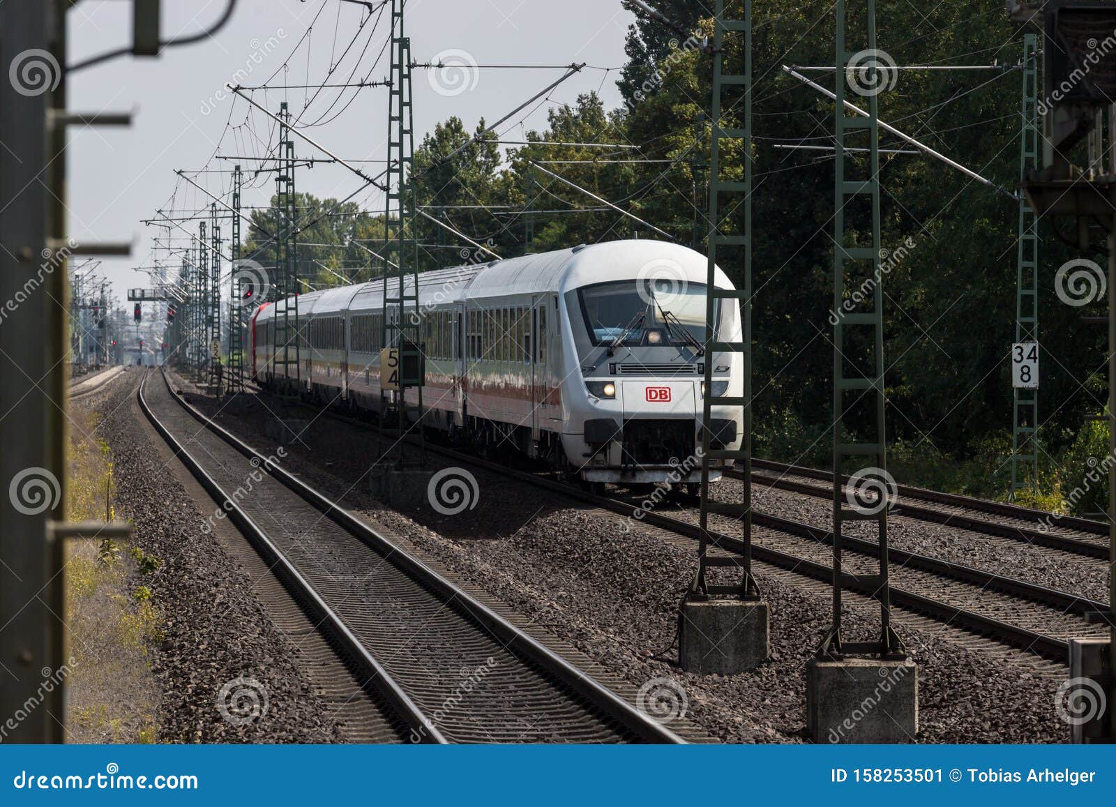 IC Train Near Berlin Germany Editorial Photo - Image of ...