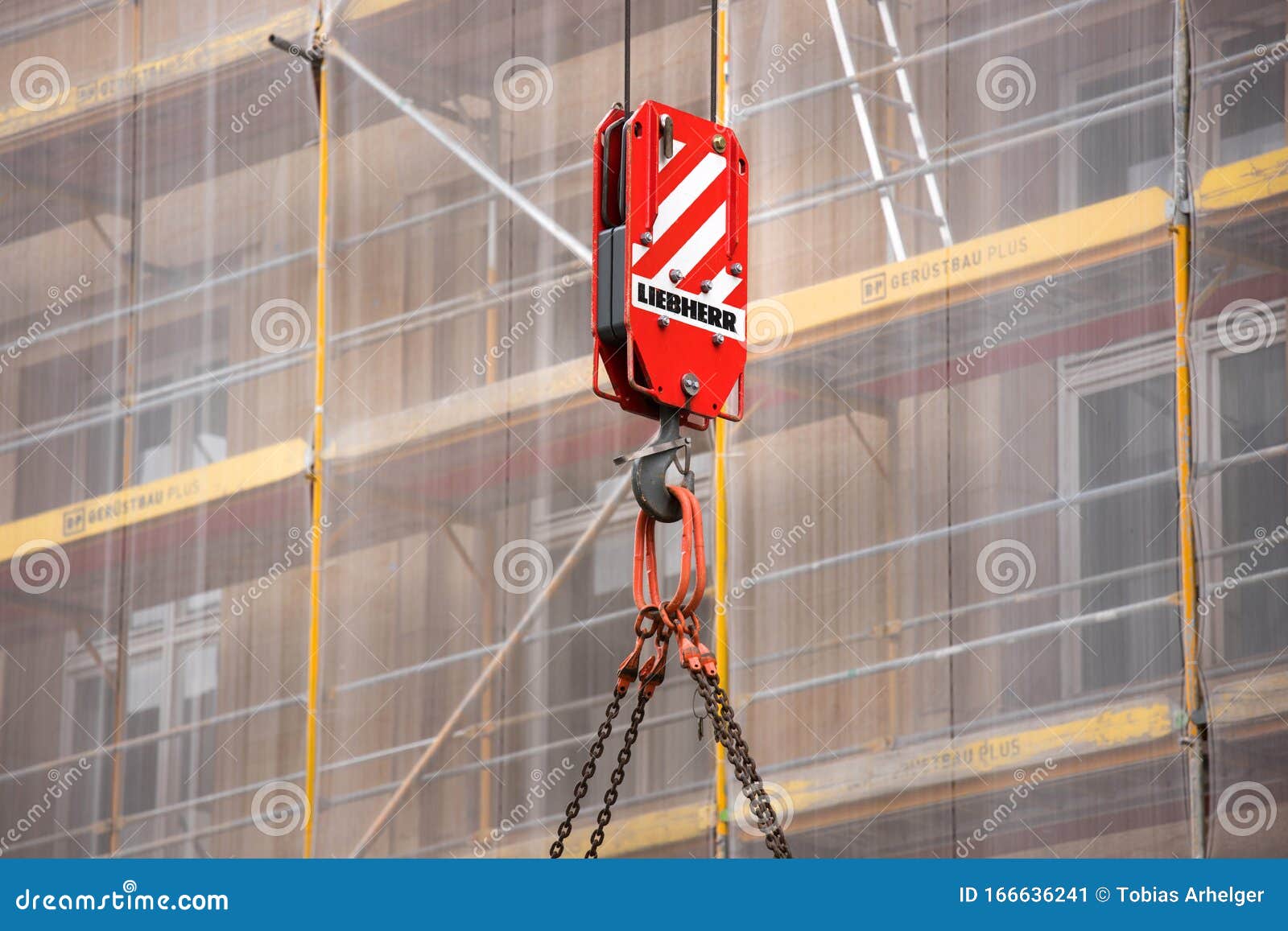 Liebherr Construction Crane Hook in Berlin Germany Editorial Photo ...