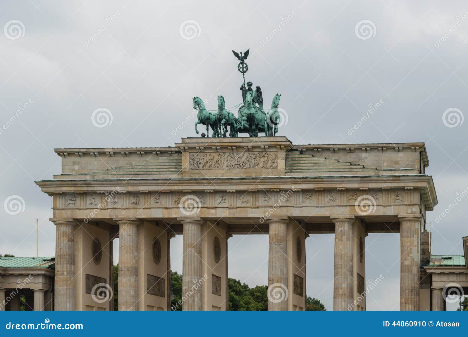 Berlin, Branderburg Gate stock photo. Image of journey - 44060910