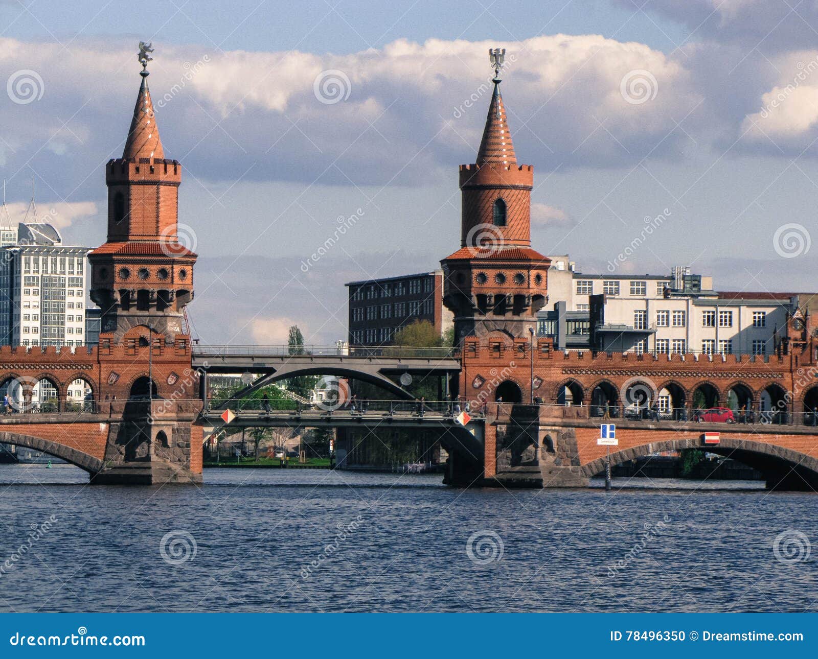Berlin bridge stock photo. Image of bridge, canon, europe - 78496350