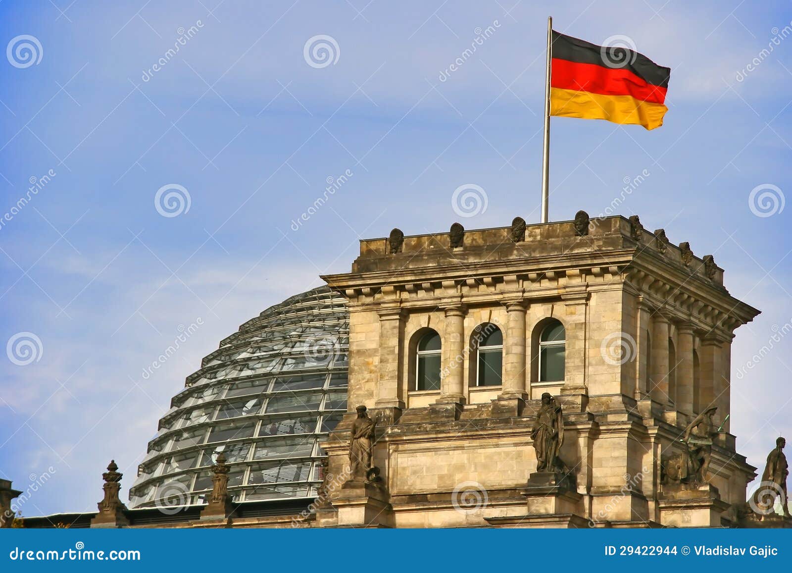 Berlin Bundestag stock photo. Image of landmark, clouds - 29422944
