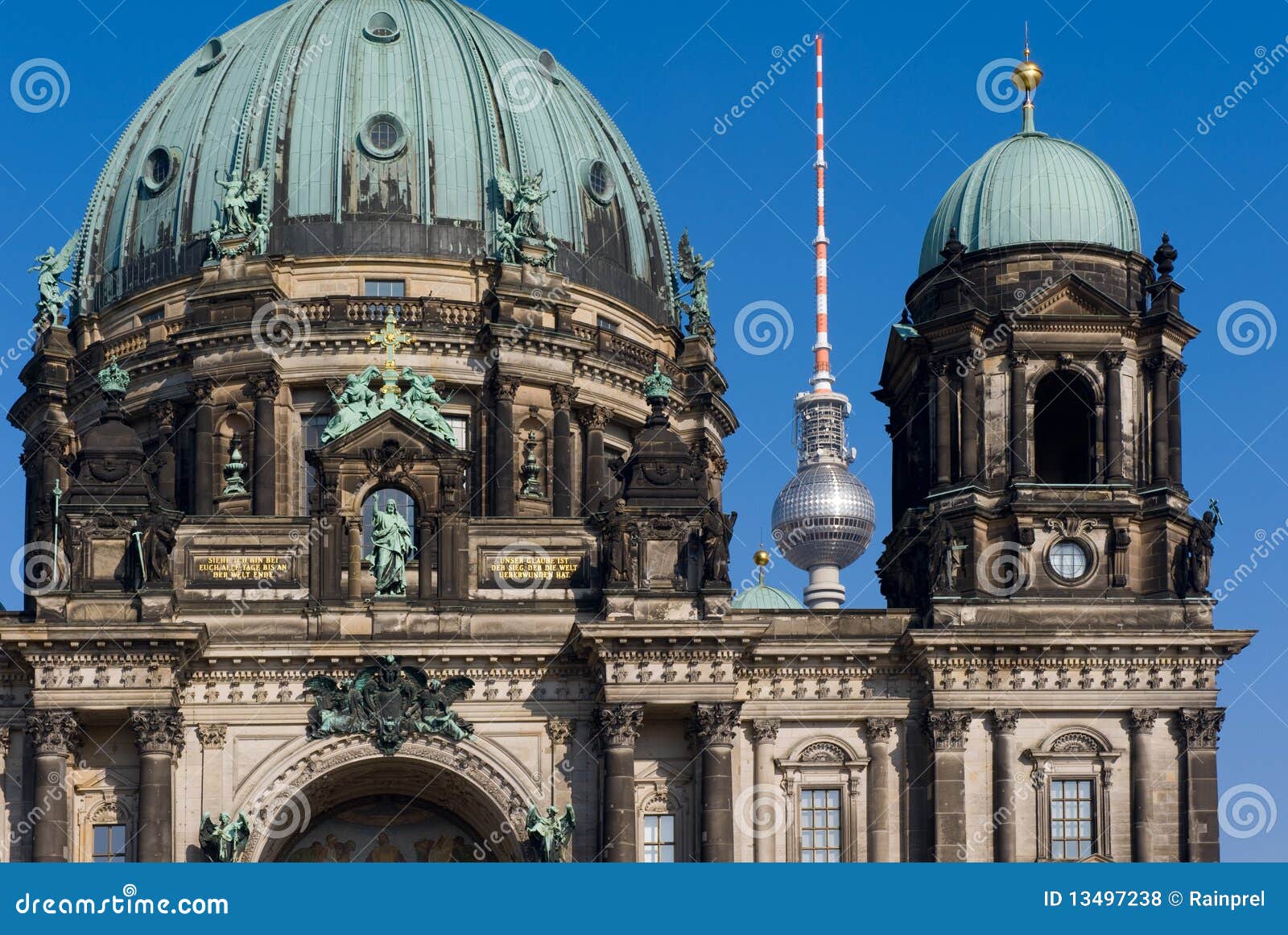 The Berlin Cathedral Is Called Berliner Dom. Beautiful Old Building In ...
