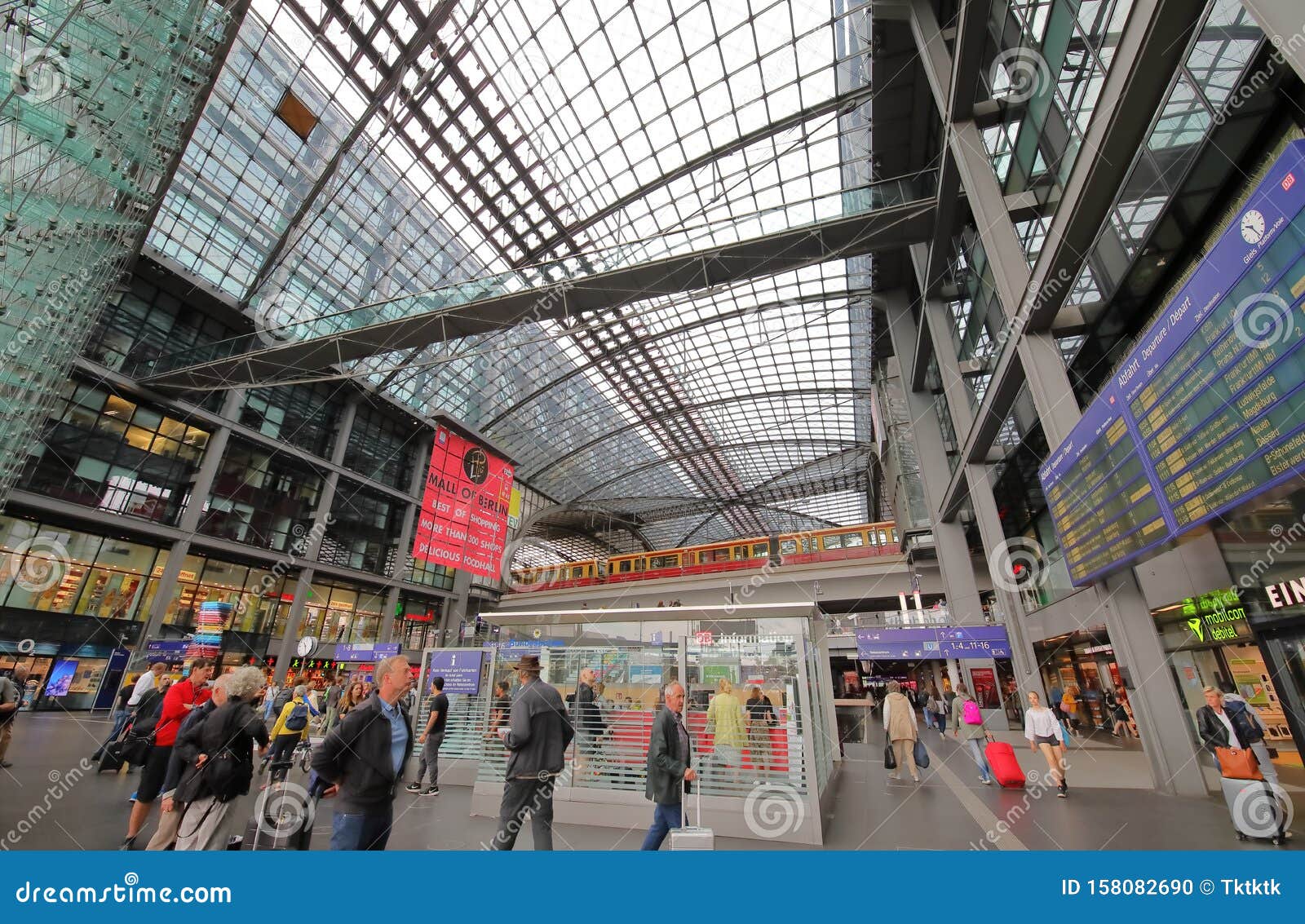 Berlin Central Train Station Berlin Germany Editorial Image - Image of ...