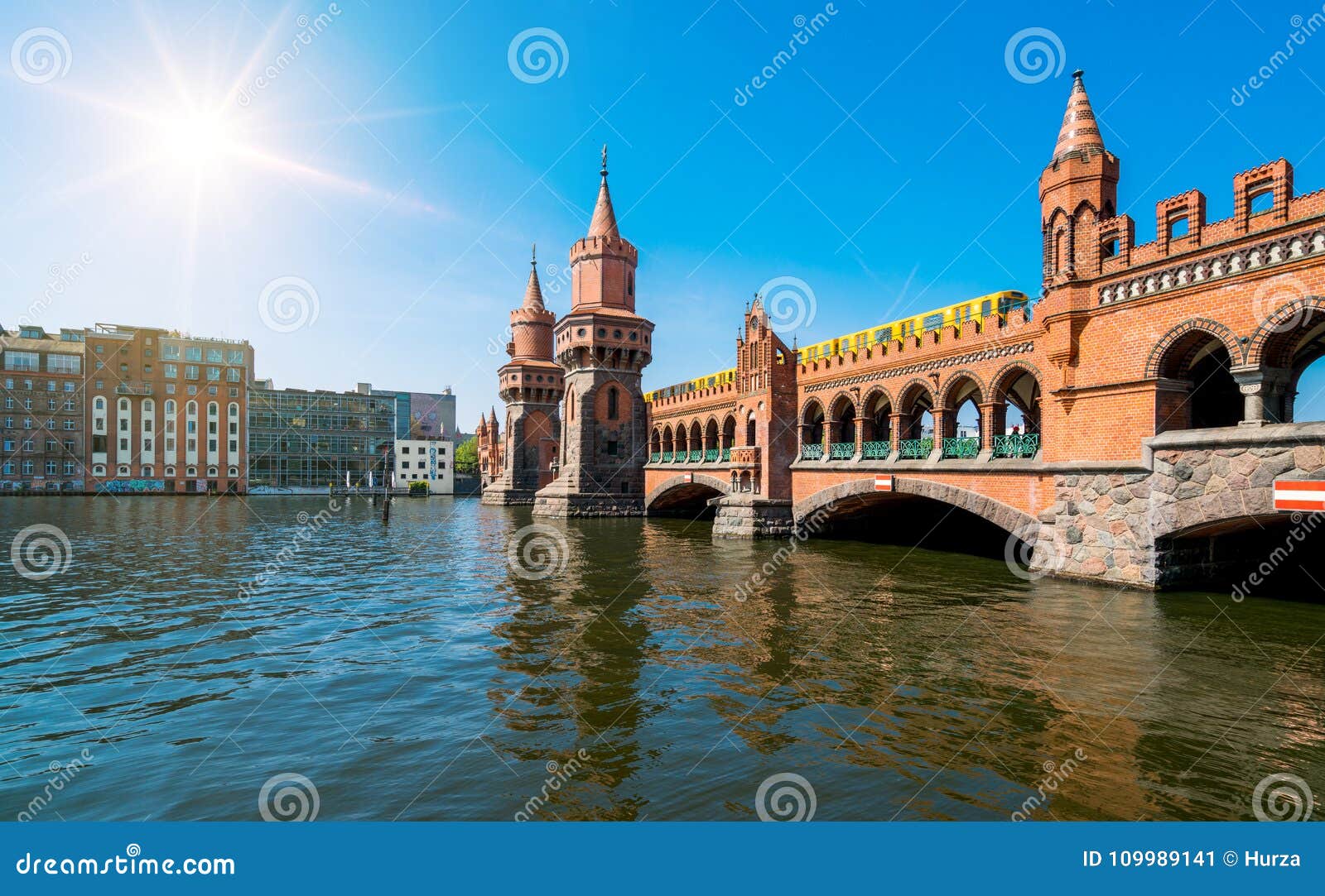 Berlin, Germany, during Summer Stock Image - Image of skyline, travel ...