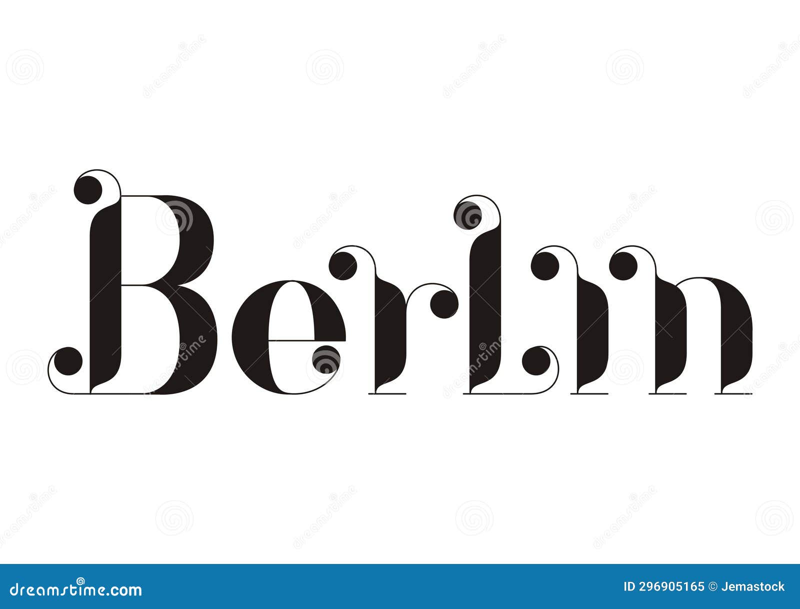 Berlin city lettering stock illustration. Illustration of lettering ...