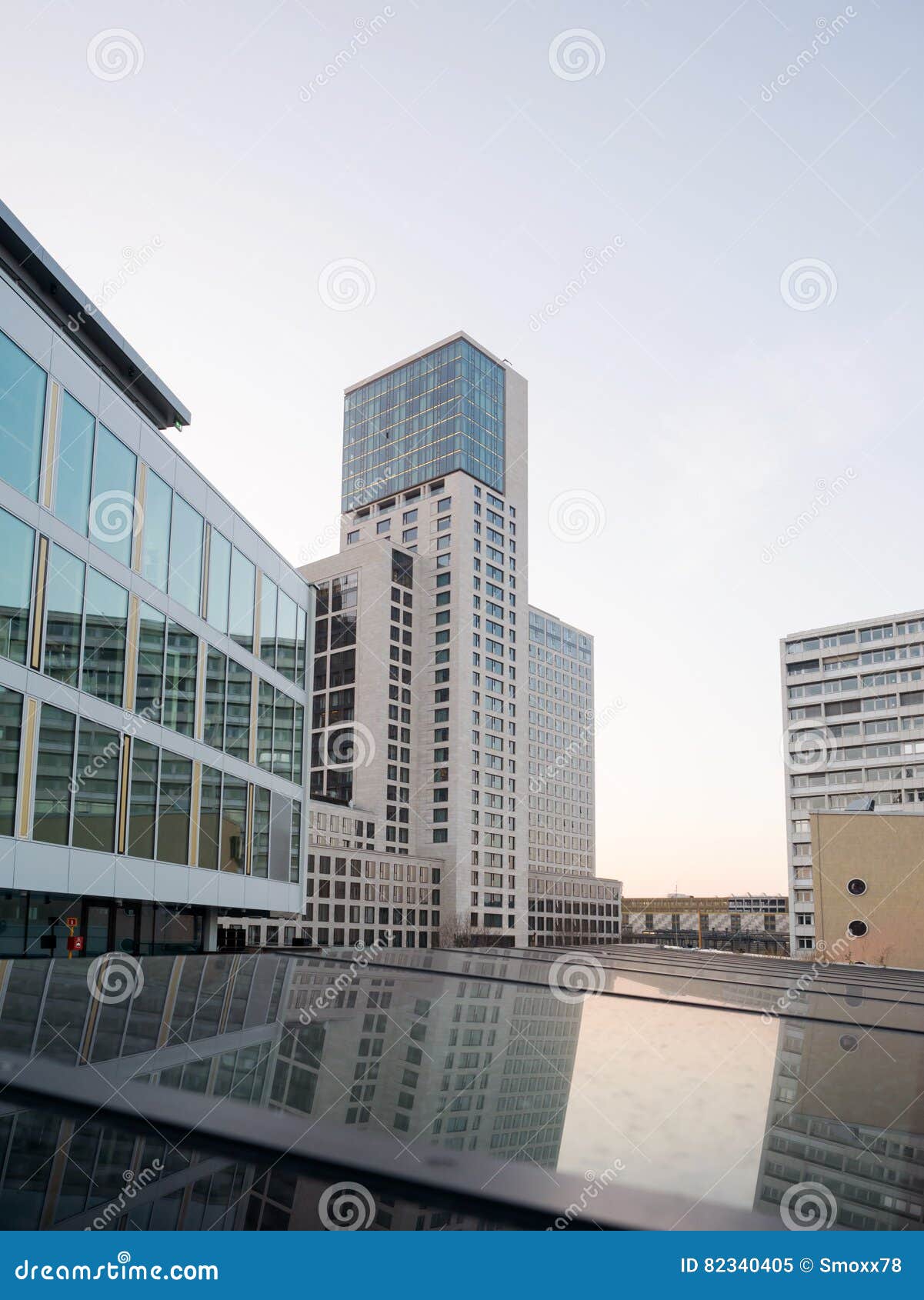 Berlin City Modern Buildings Editorial Image - Image of germany, object ...