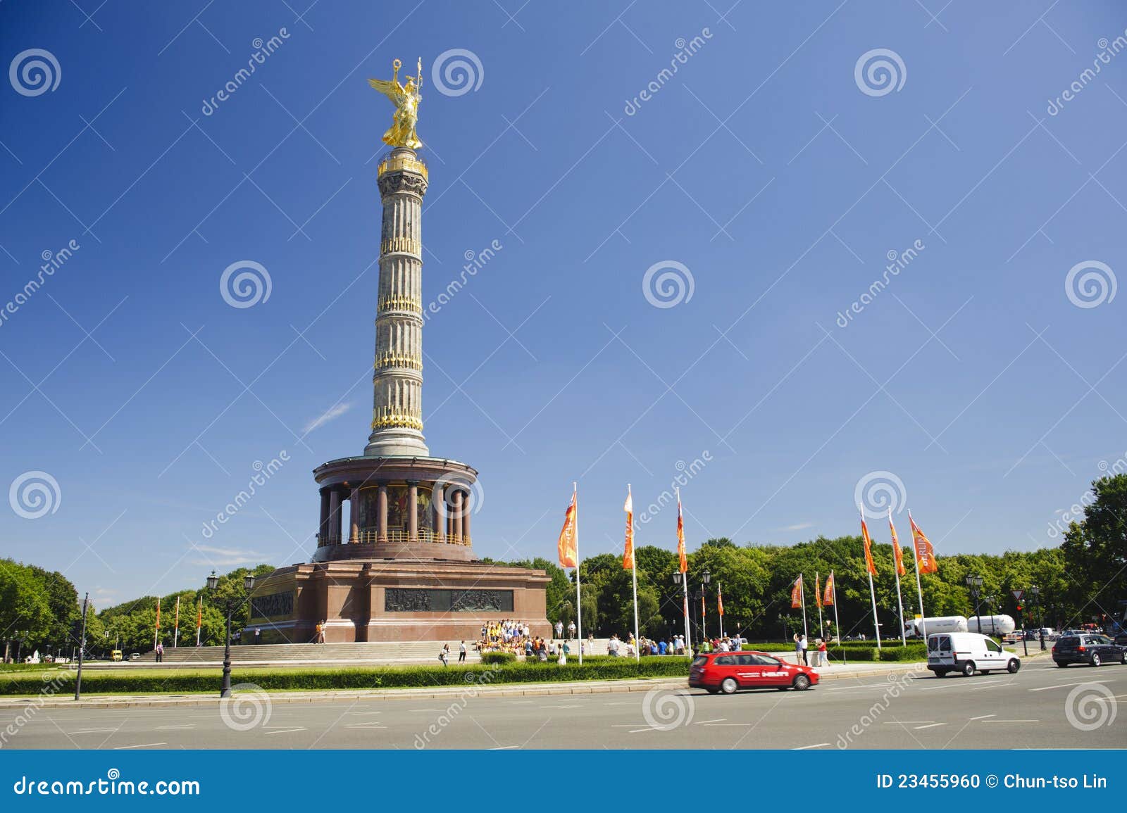 Berlin City Views of the Victory Column Editorial Image - Image of ...