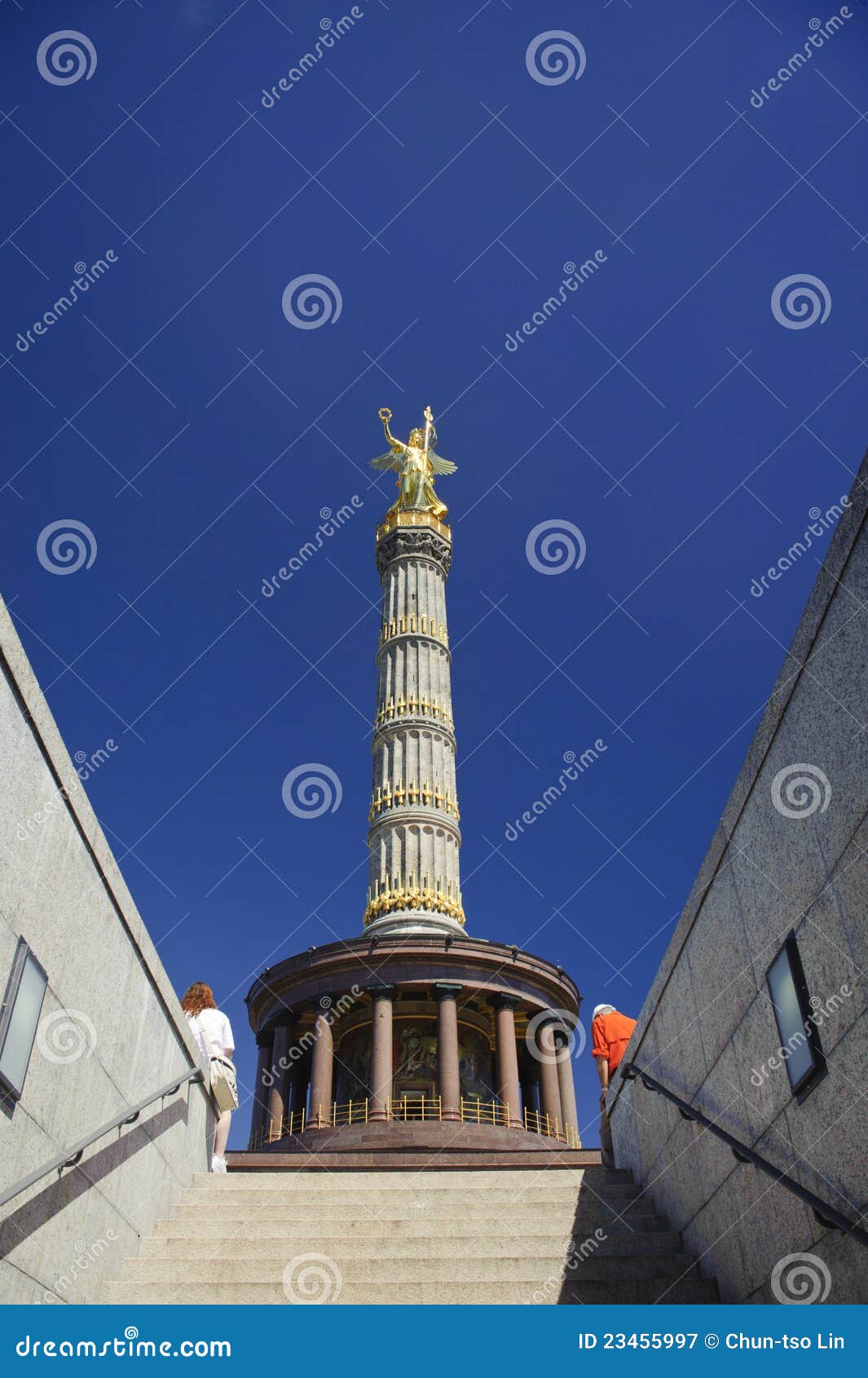 Berlin City Views of the Victory Column Editorial Photography - Image ...