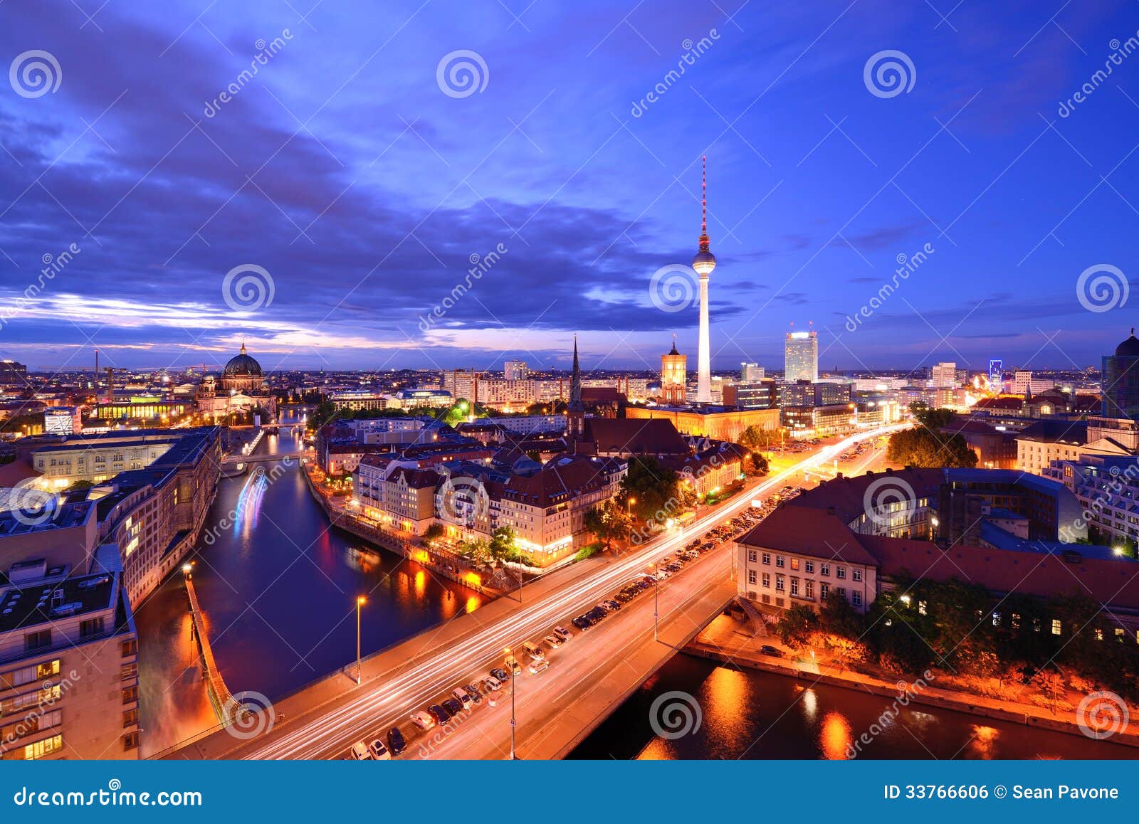 Berlin Cityscape stock photo. Image of architecture, road - 33766606