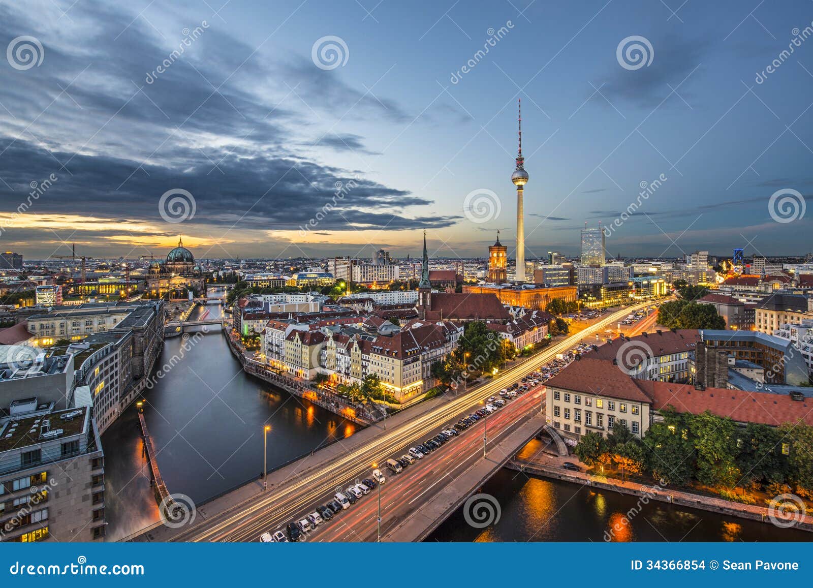 Berlin Cityscape stock photo. Image of german, landmark - 34366854