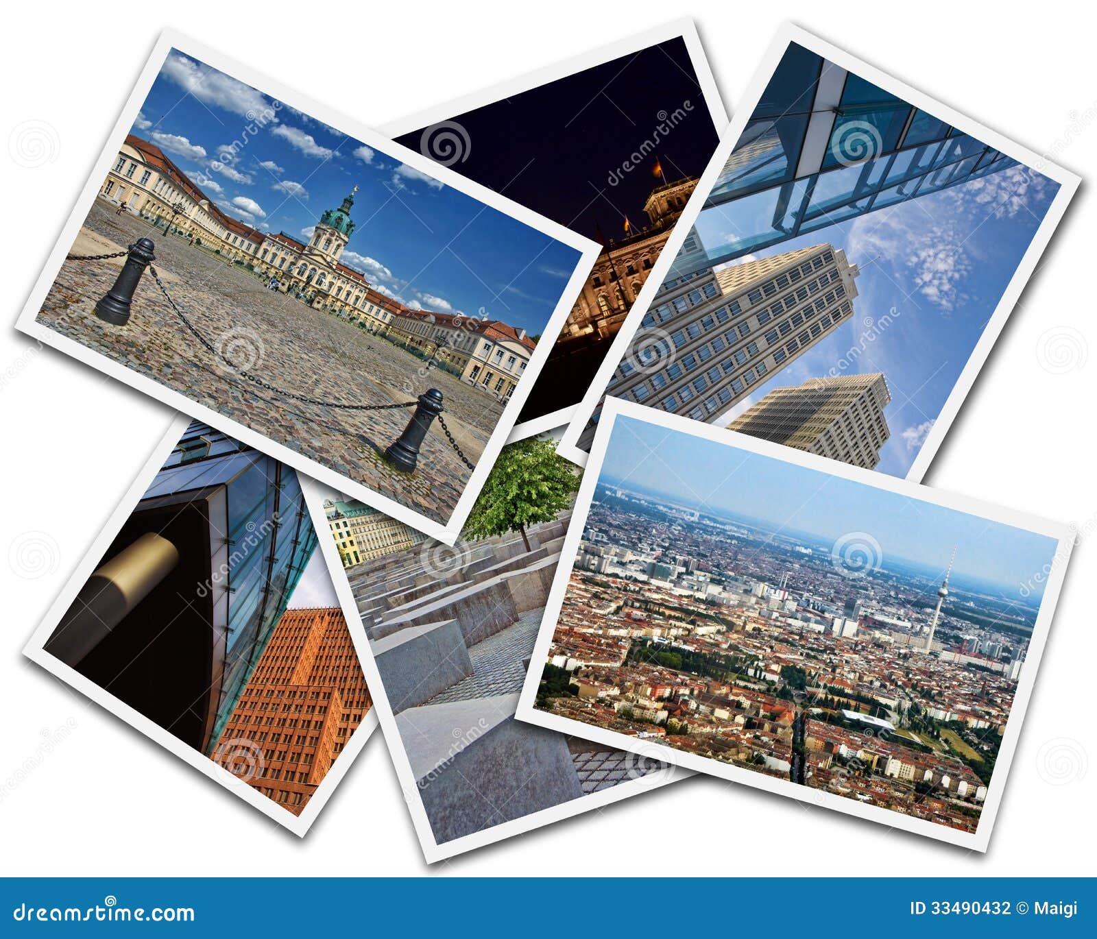 Berlin Collage photo stock. Image du monumental, capitale - 33490432