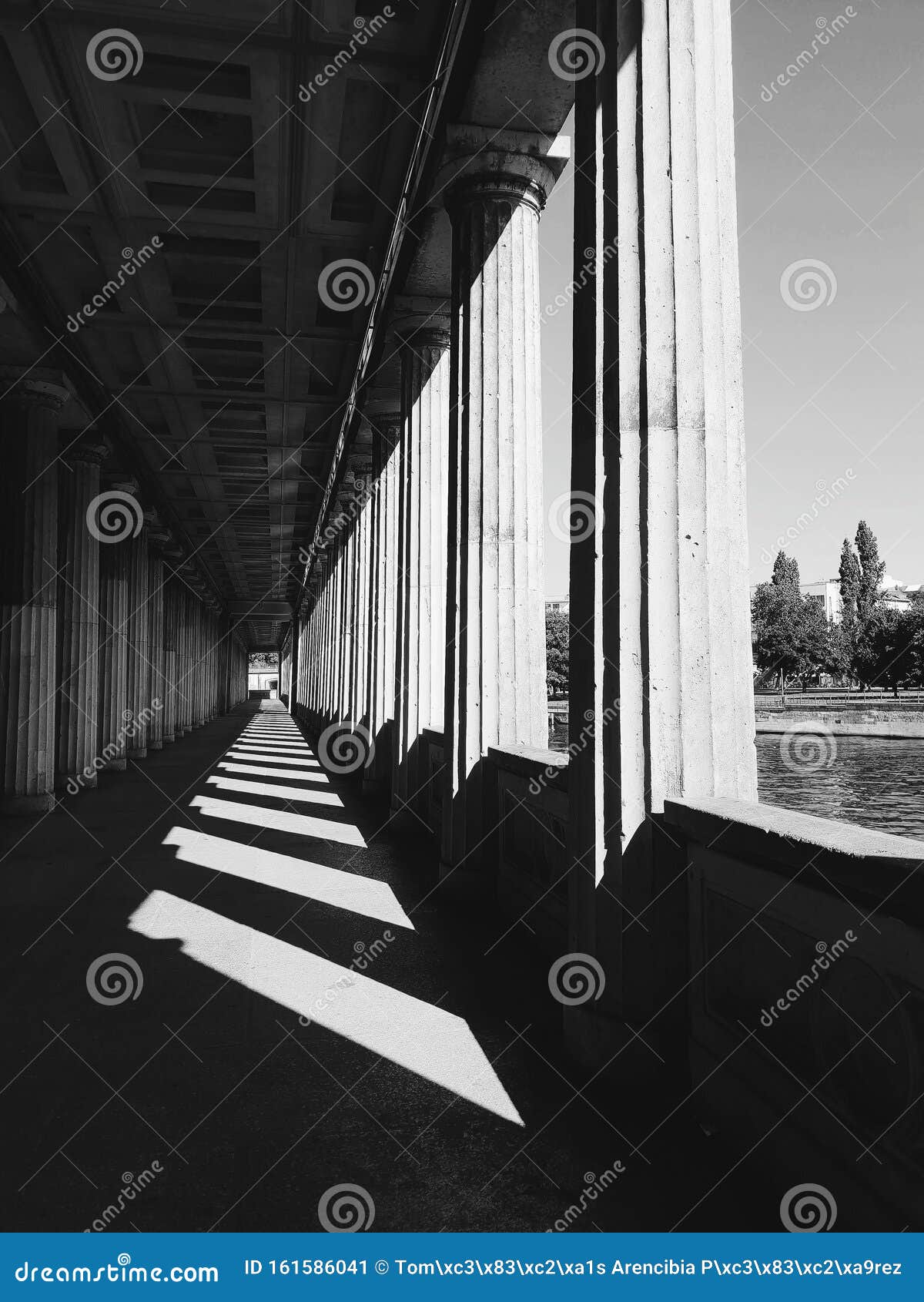 Berlin Corridor stock image. Image of corridor, museum - 161586041