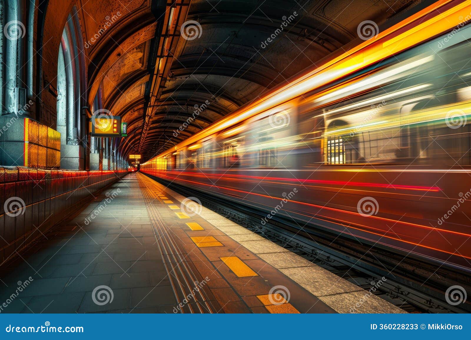 Berlin Eberswalder Street Metro Station. Efficient Mass Transit with ...