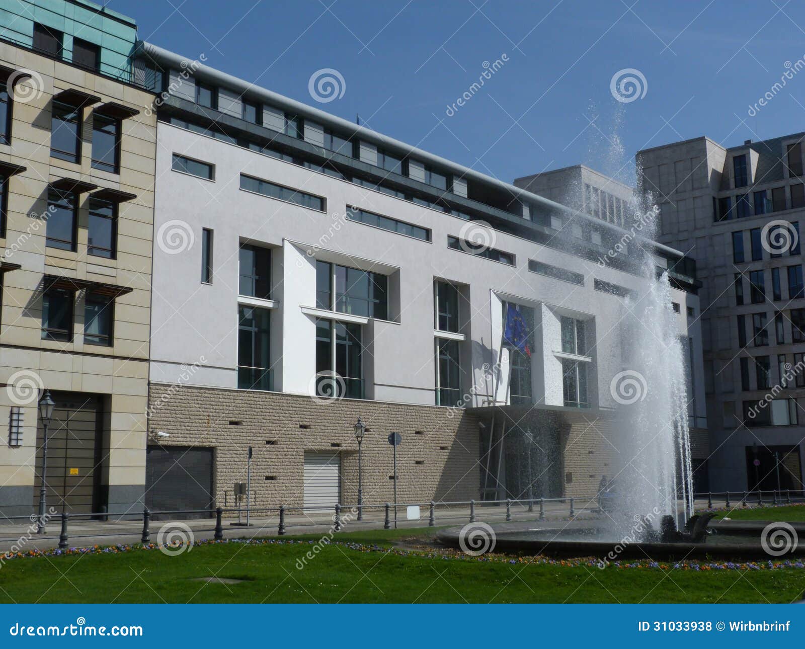 Berlin french embassy editorial stock photo. Image of architecture ...