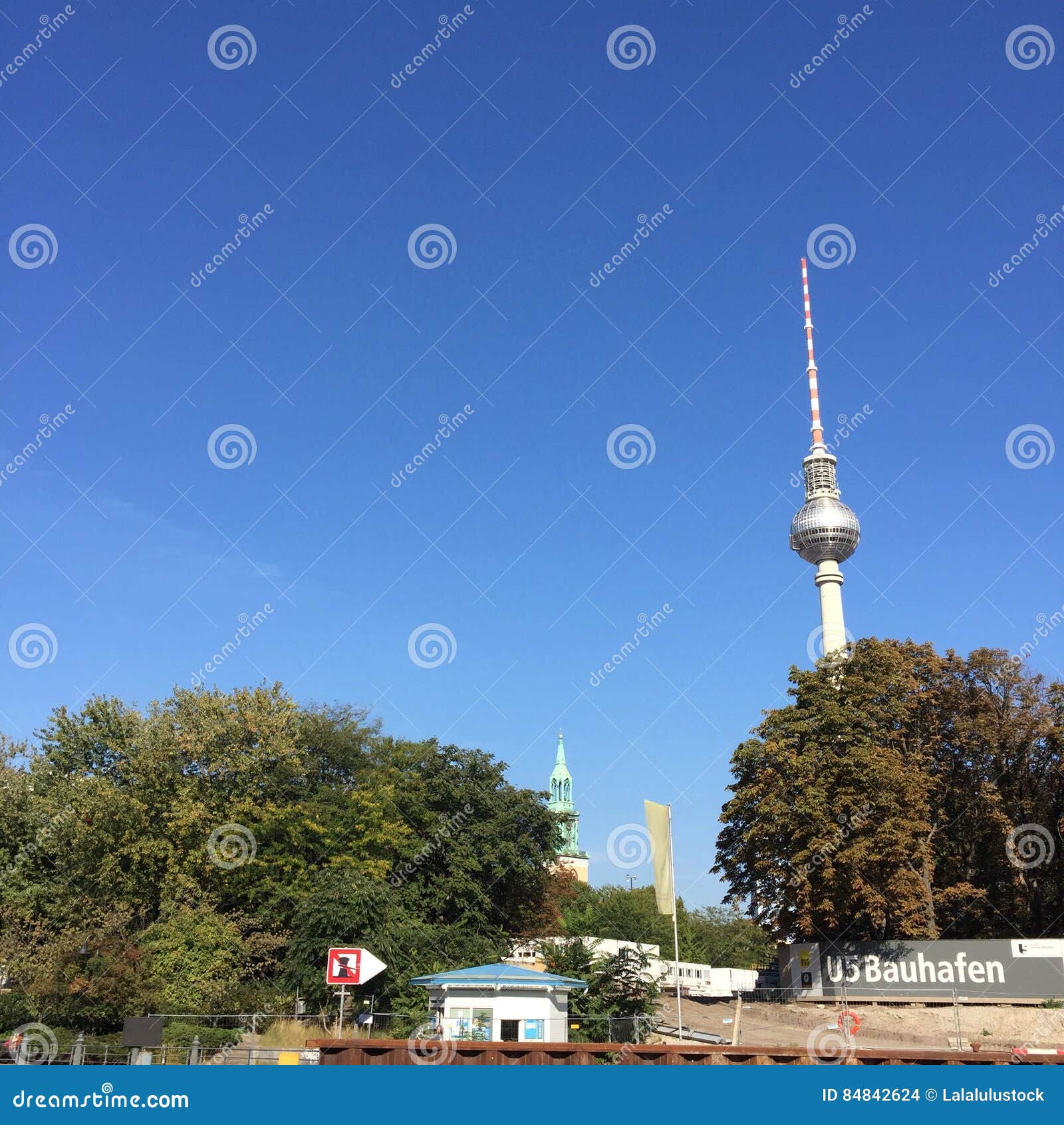 Berlin Germany Alexanderplatz Tower Imagen de archivo editorial ...