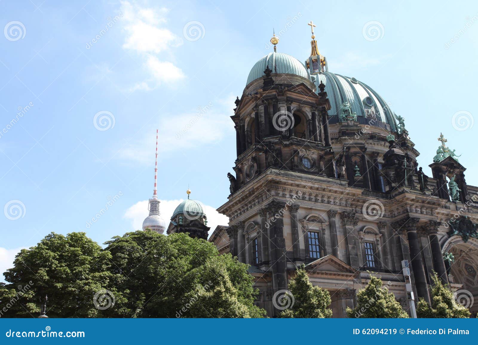Berlin Germany Ancient Church Stock Image - Image of cupole, ancient ...