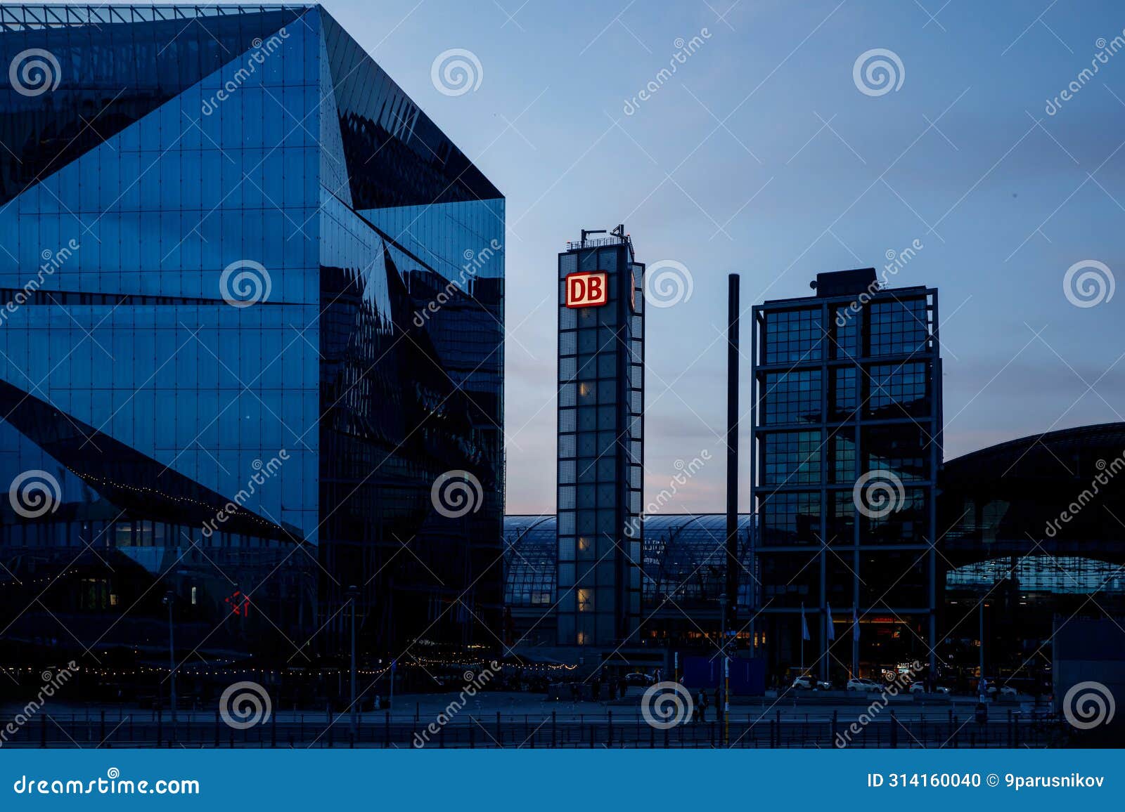 Berlin, Germany - April 1, 2024: Headquarters of German Railways in ...