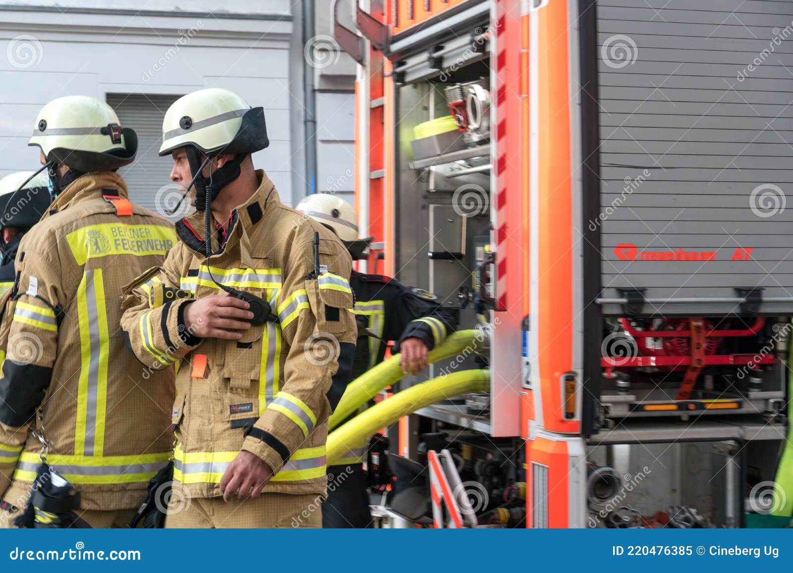 Firefighters, Berlin, Germany Editorial Image - Image of people ...