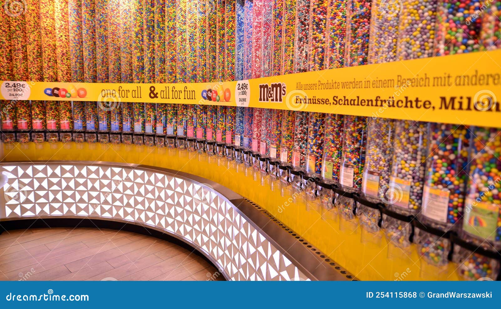 Inside the M and M`s Store in Berlin. Editorial Stock Photo - Image of ...