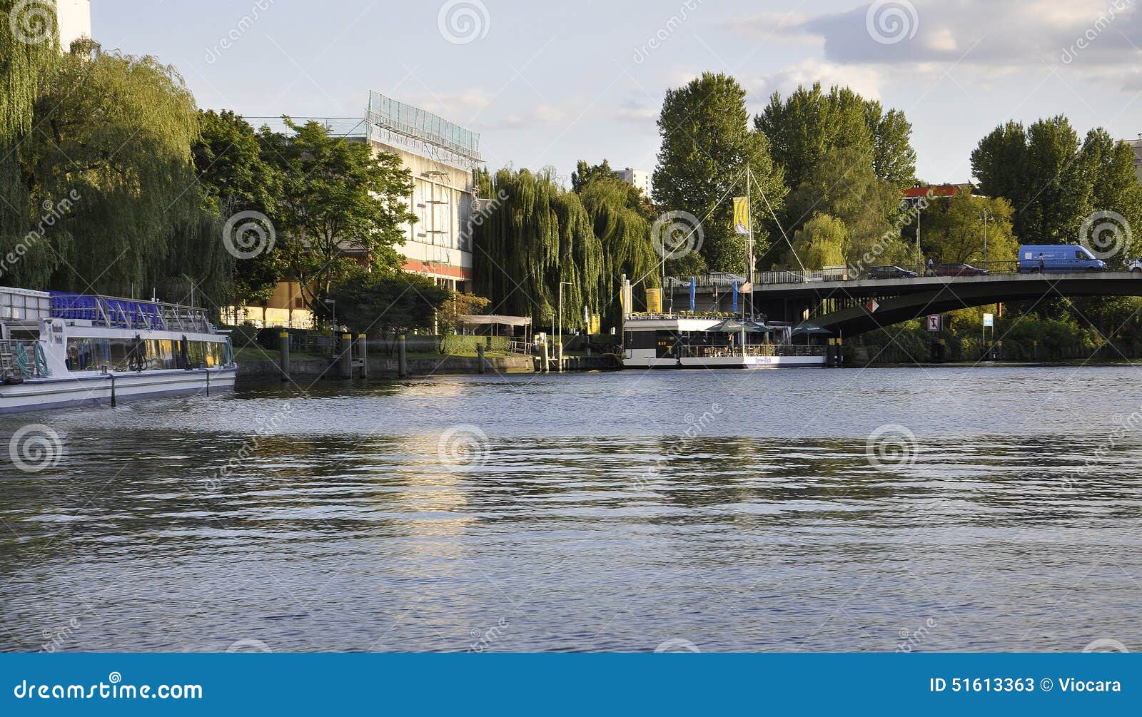 Berlin,Germany-august 27:River Spree Landscape from Berlin in Germany ...