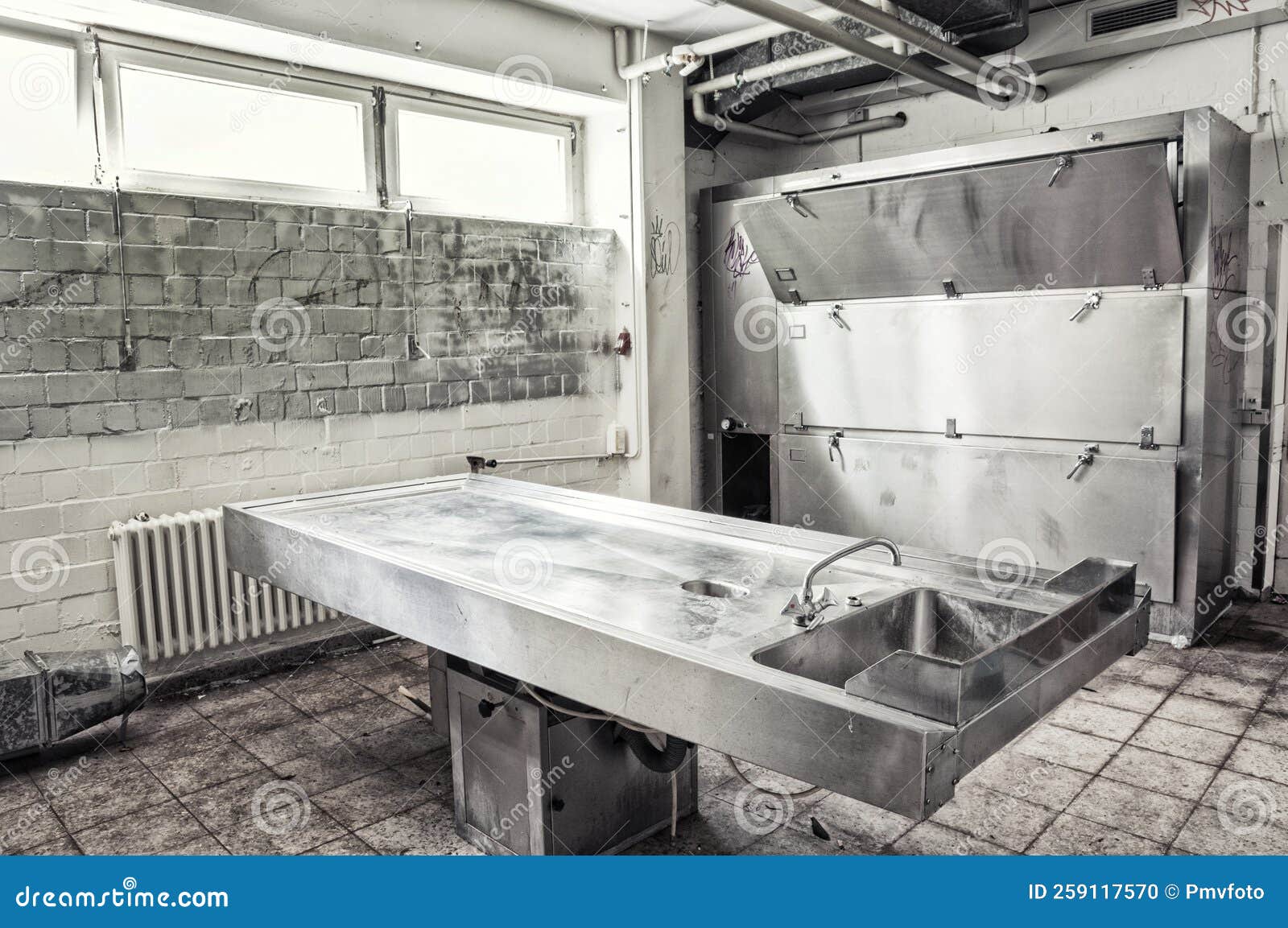 04-30-2022.Berlin,Germany. Autopsy Table in a Morgue Stock Photo ...