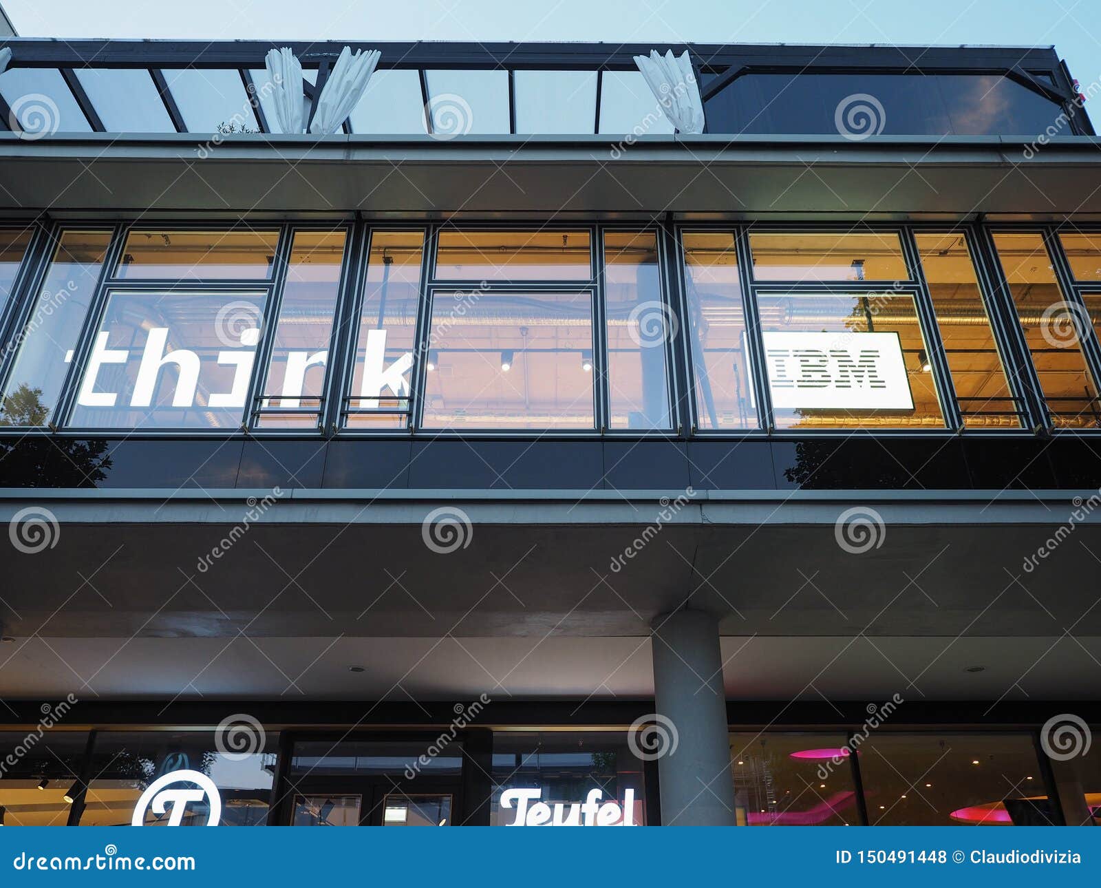 IBM store in Berlin editorial stock photo. Image of deutschland - 150491448
