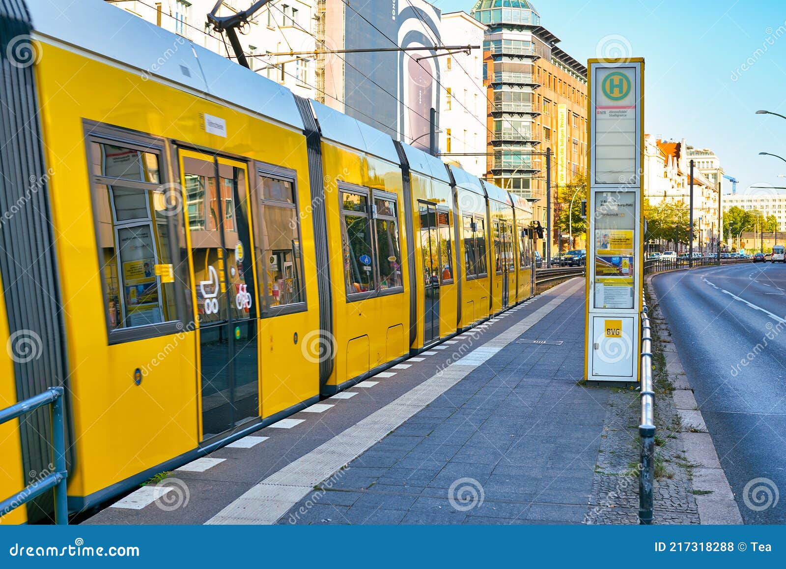 Bombardier Flexity Berlin Seen in the Daytime Editorial Stock Photo ...