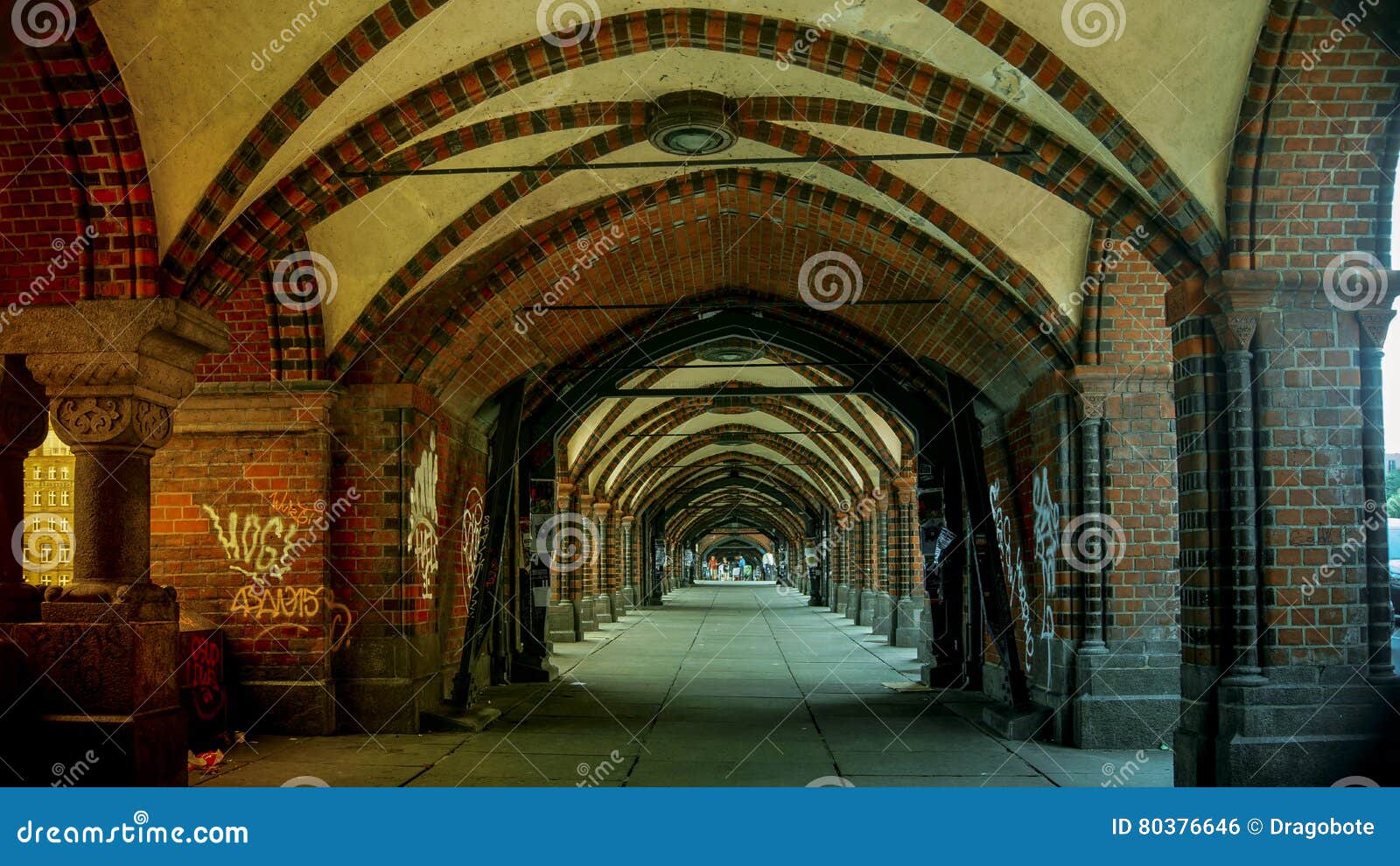 Berlin, Germany: Famous Oberbaum Bridge. Editorial Photo - Image of ...