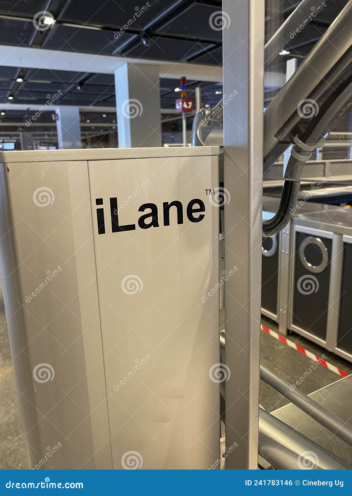 ILane Automatic Tray Return System Editorial Photo - Image of terminal ...