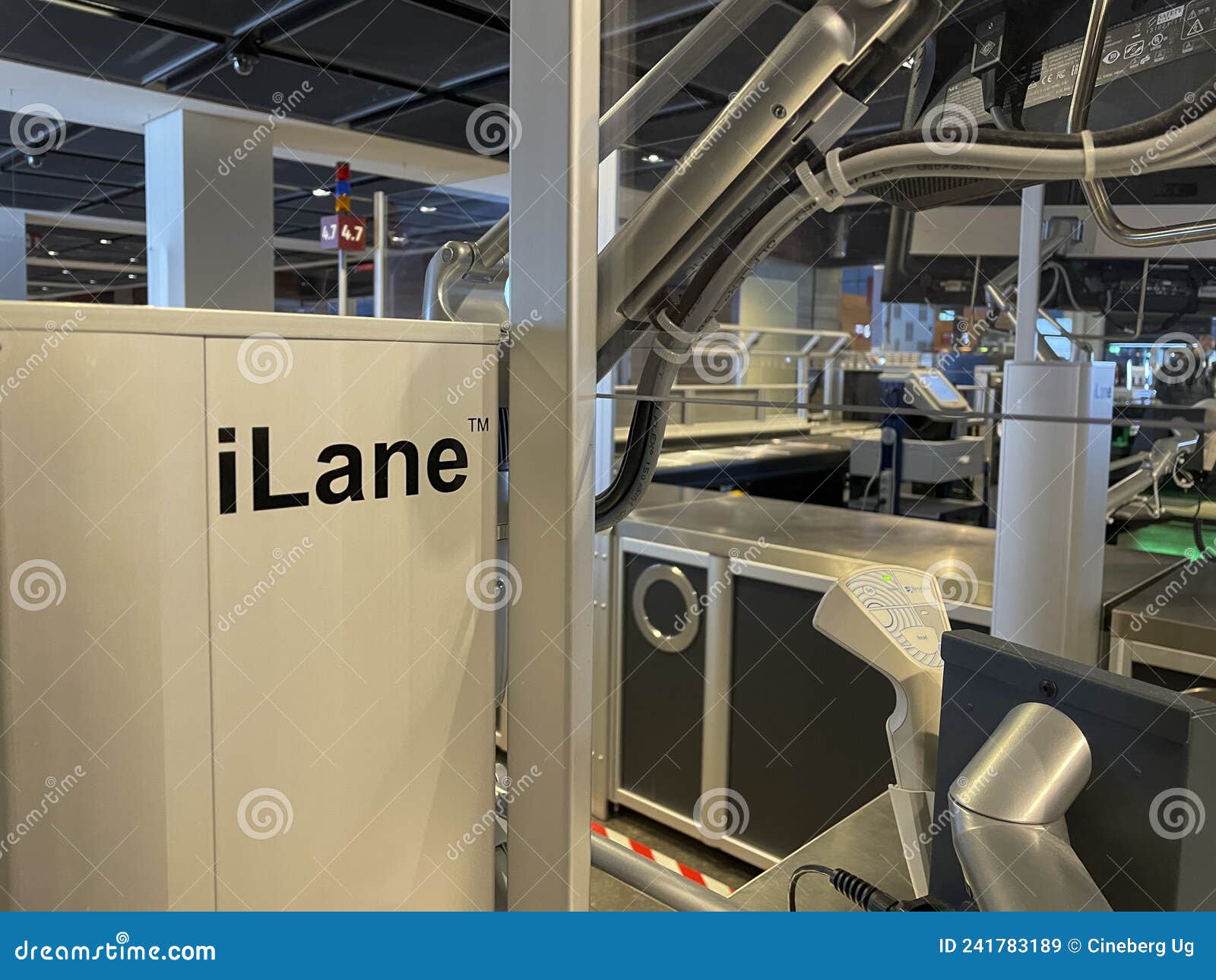ILane Automatic Tray Return System Editorial Stock Image - Image of ...
