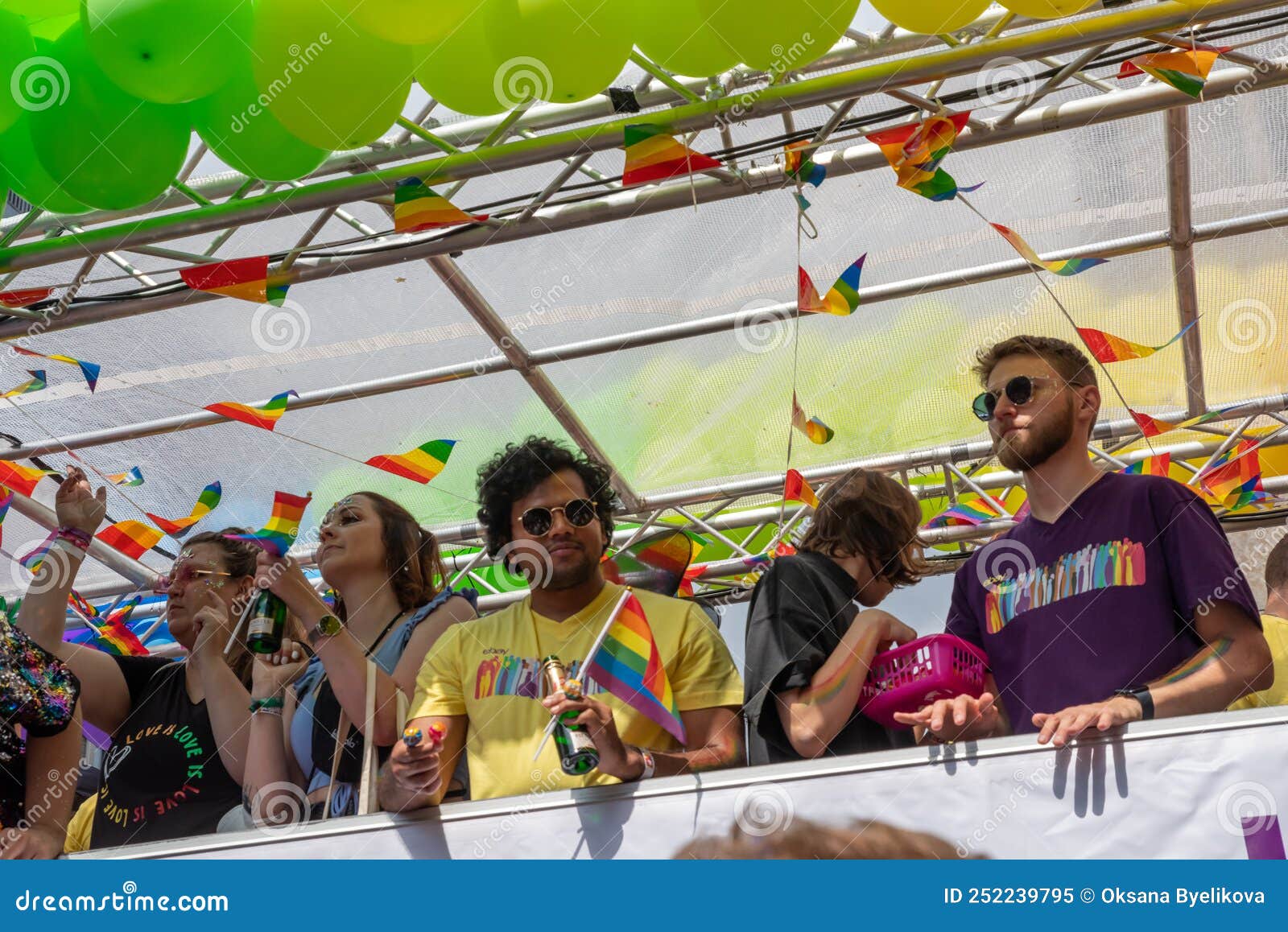 Christopher Street Day in Berlin Editorial Image - Image of flag ...