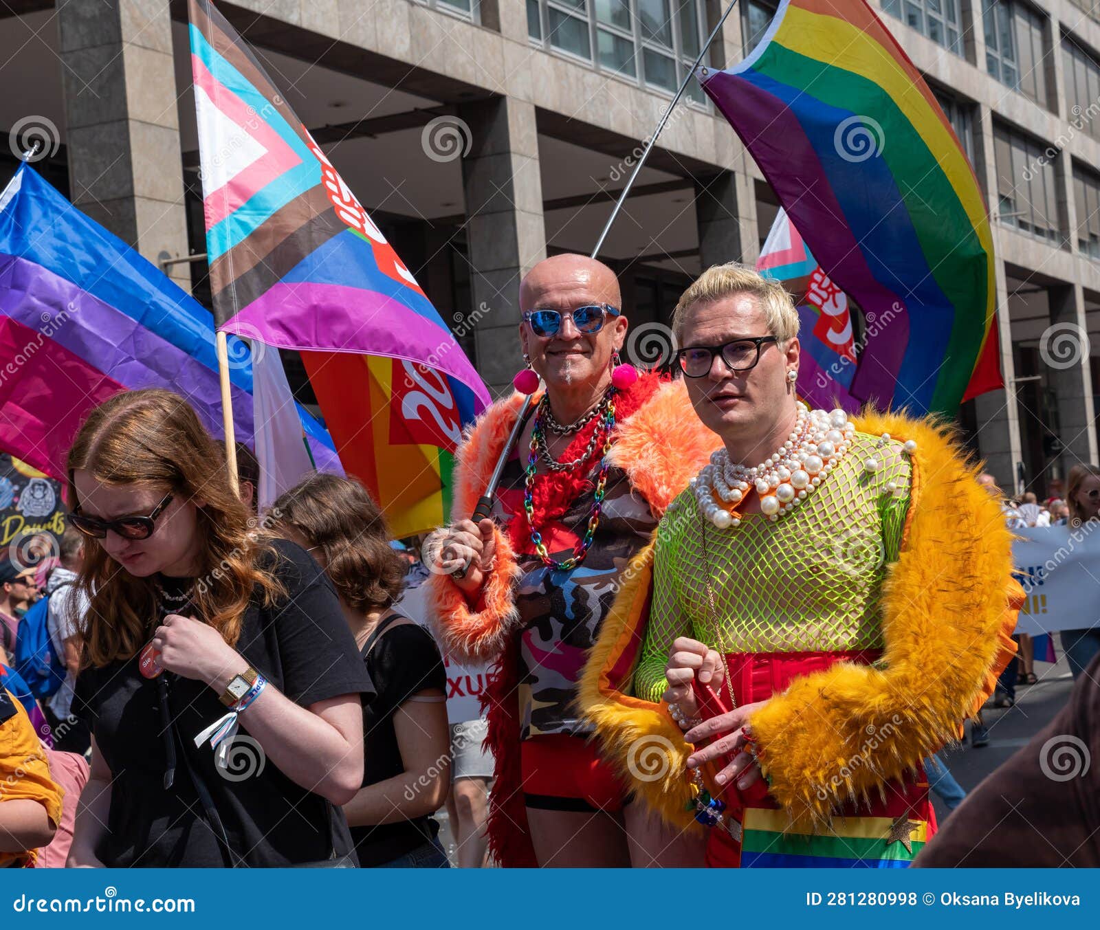 Christopher Street Day in Berlin Editorial Stock Photo - Image of ...