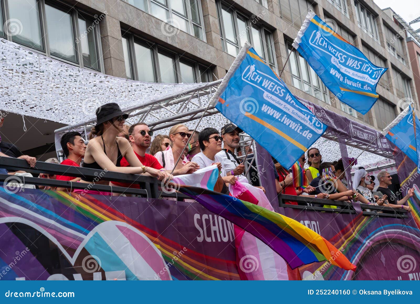 Christopher Street Day in Berlin Editorial Image - Image of gender ...