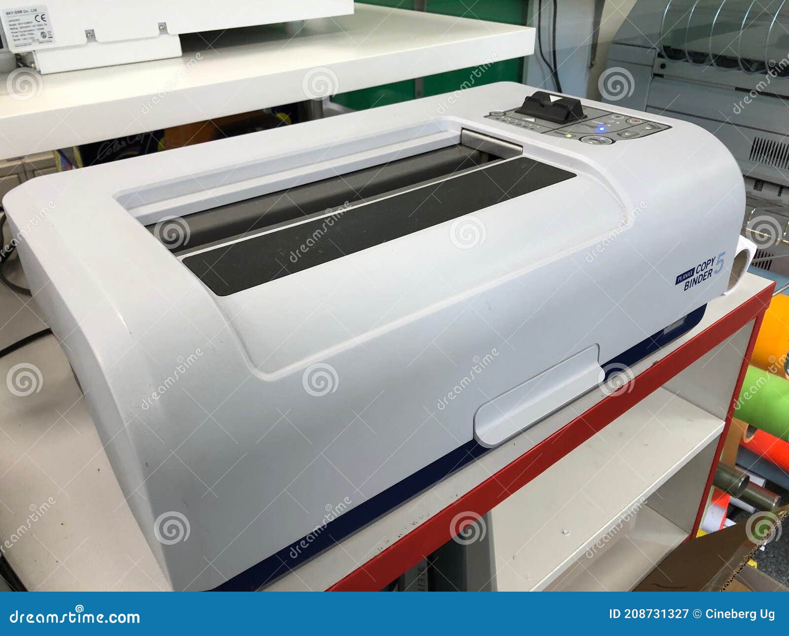 Copy Binder editorial photography. Image of printer - 208731327