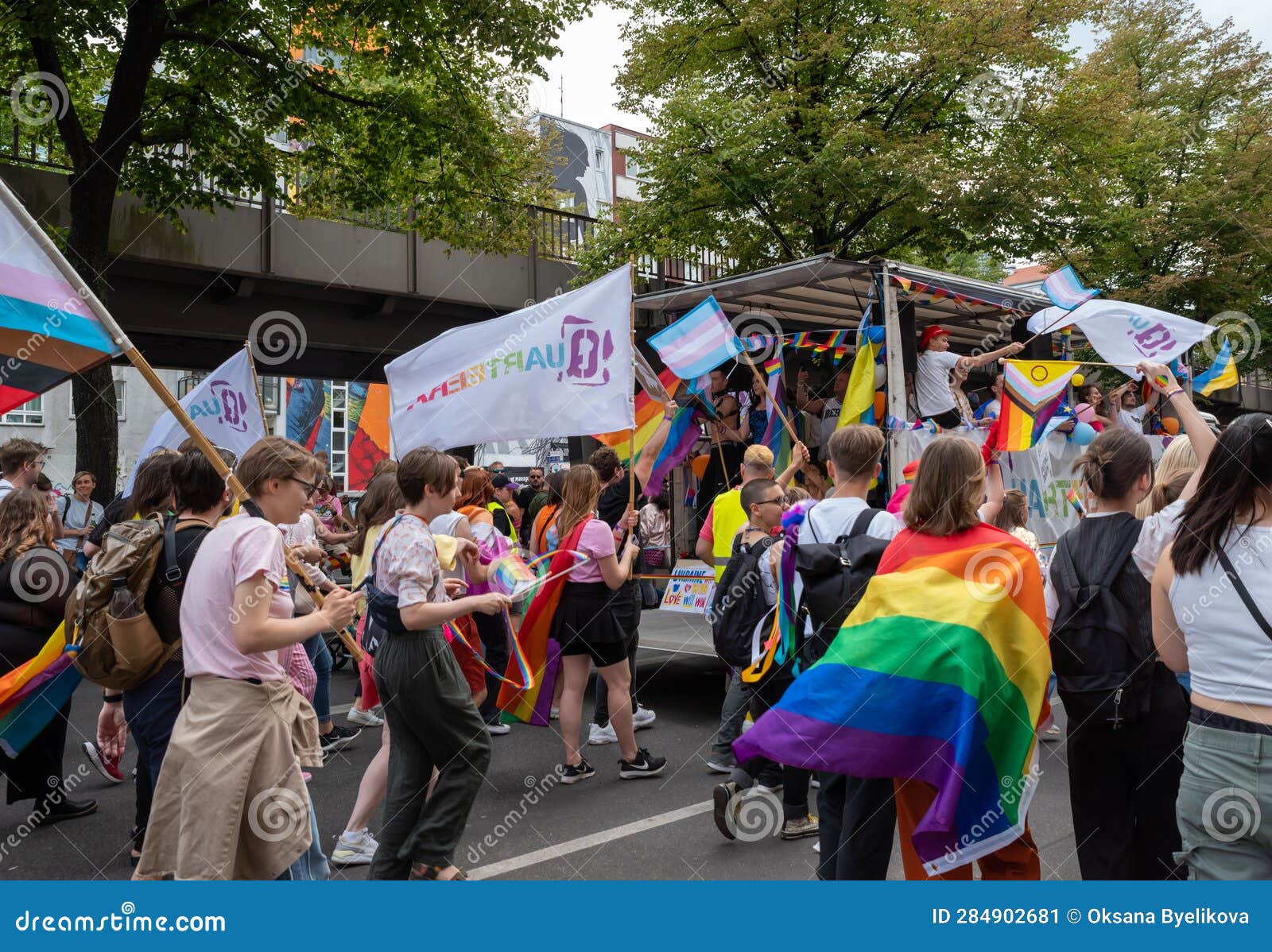 The Berlin Pride Celebration Also Known As Christopher Street Day (CSD ...