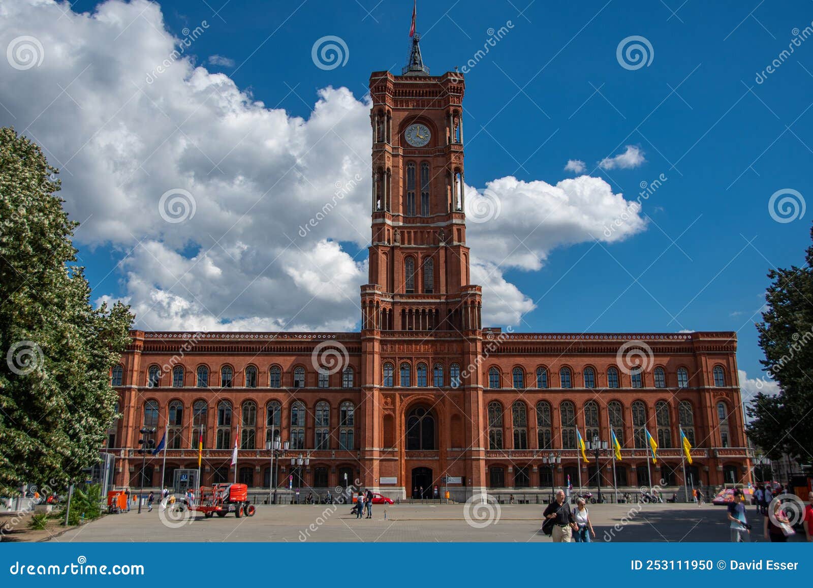 Berlin, Germany 28 June 2022, the Red Town Hall in Berlin Mitte ...