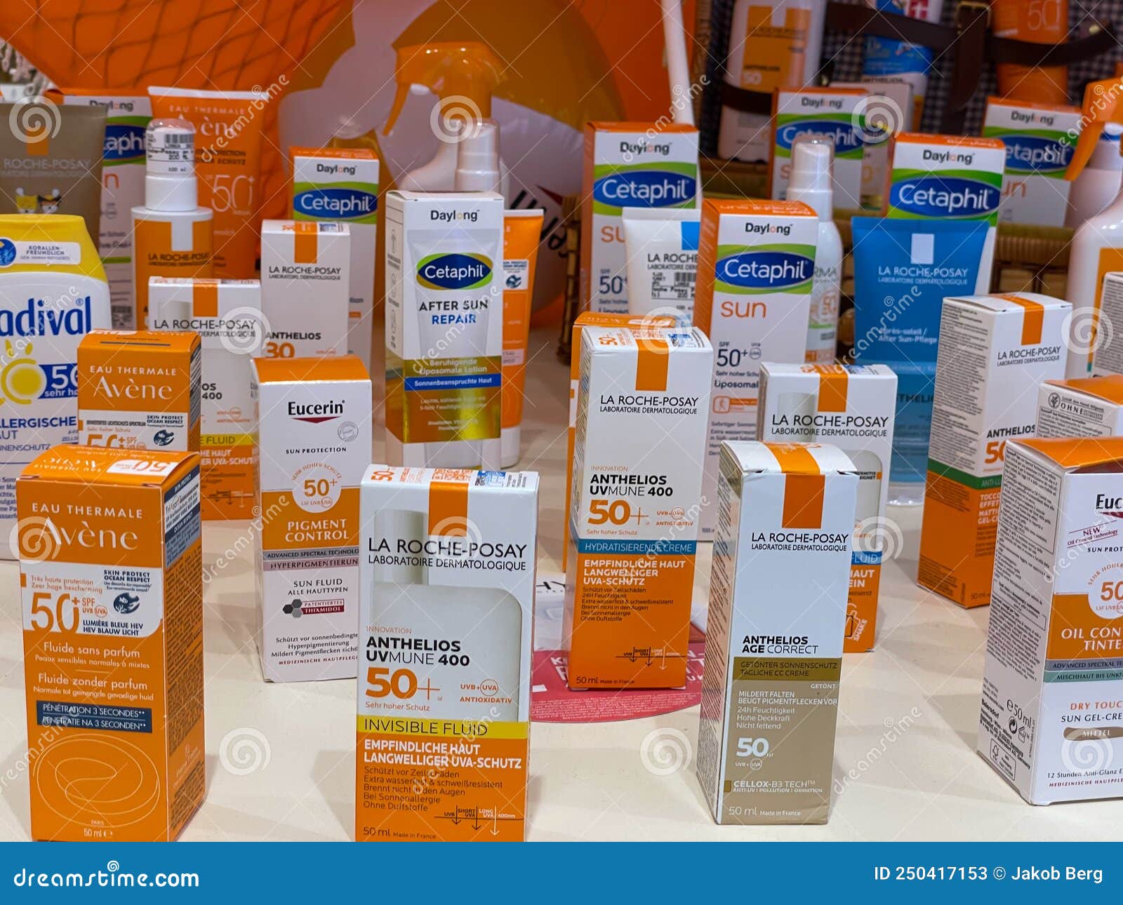 Berlin / GERMANY - June 25, 2022 Sunscreens. Sunscreens and Oils ...