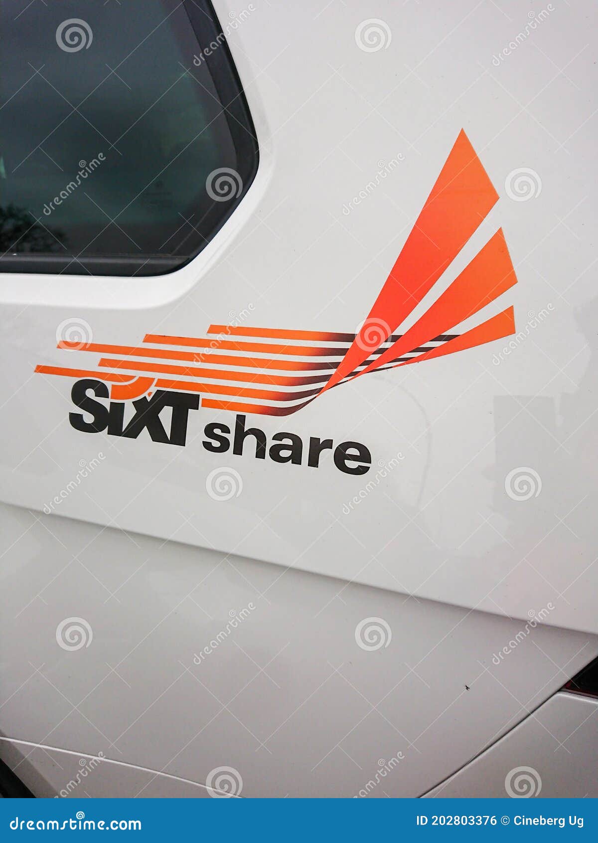SIXT share car sharing editorial photo. Image of sign - 202803376