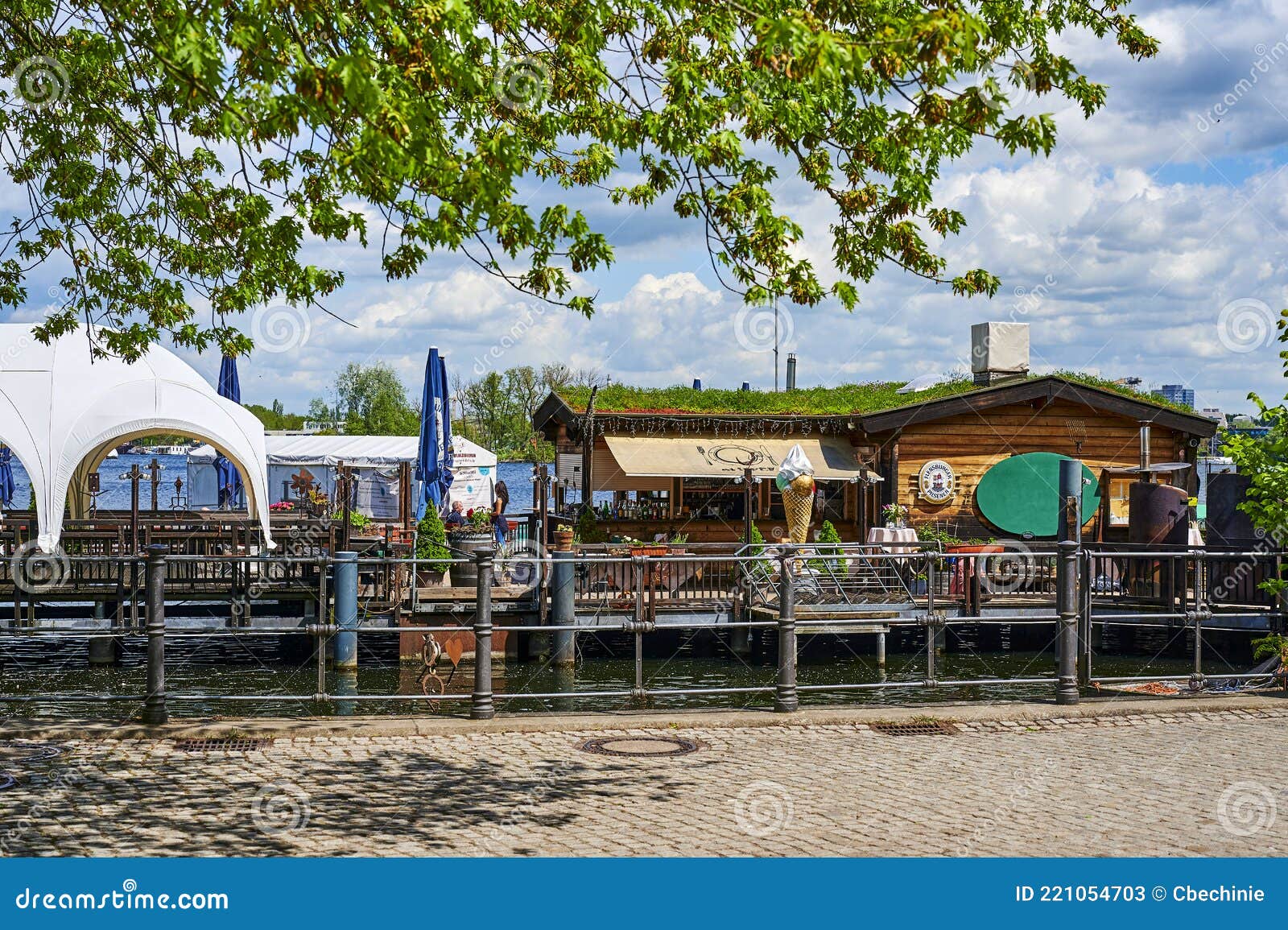 Excursion Restaurant on the Banks of the Spree River in the Treptow ...