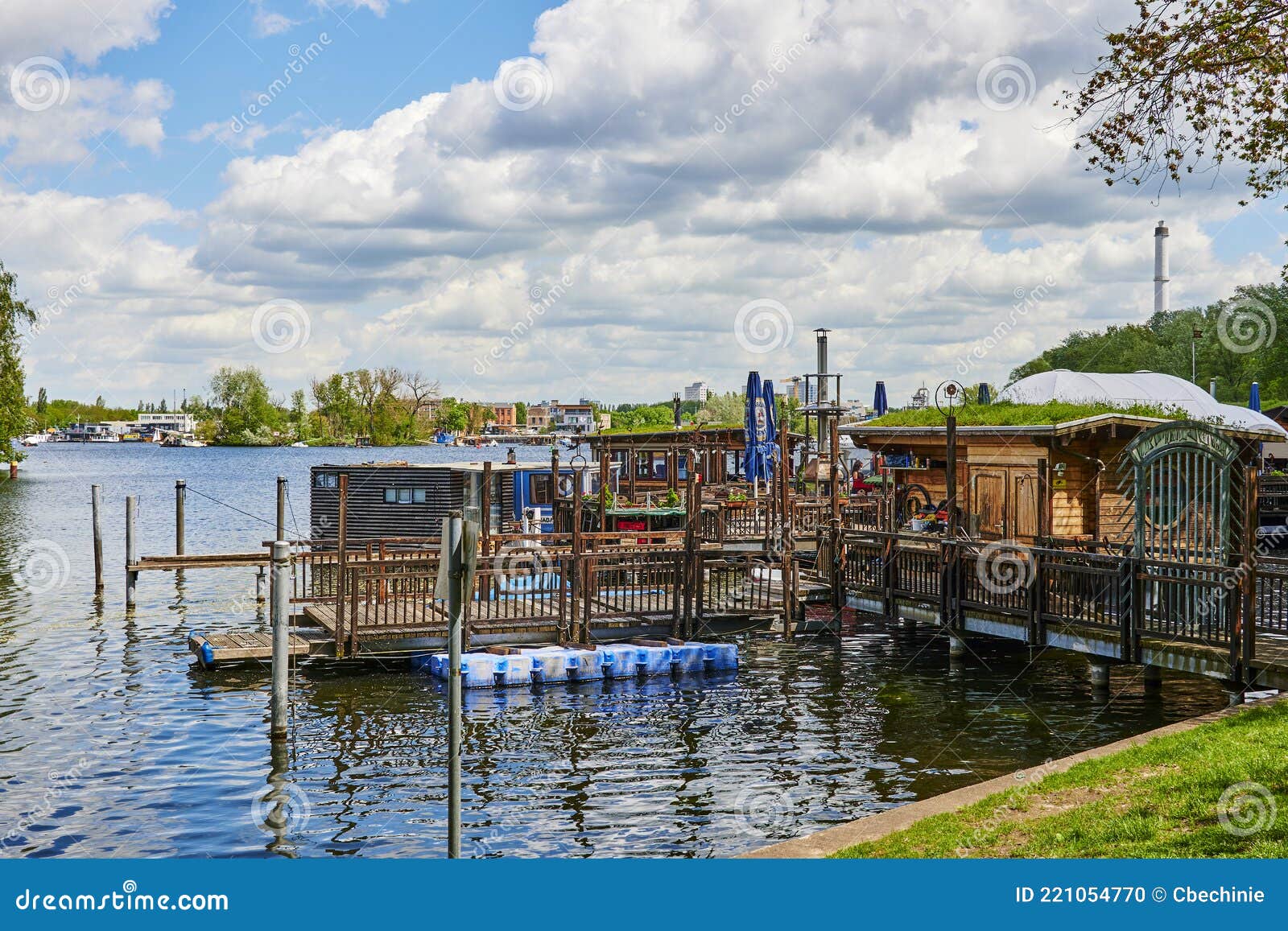 Excursion Restaurant on the Banks of the Spree River in the Treptow ...