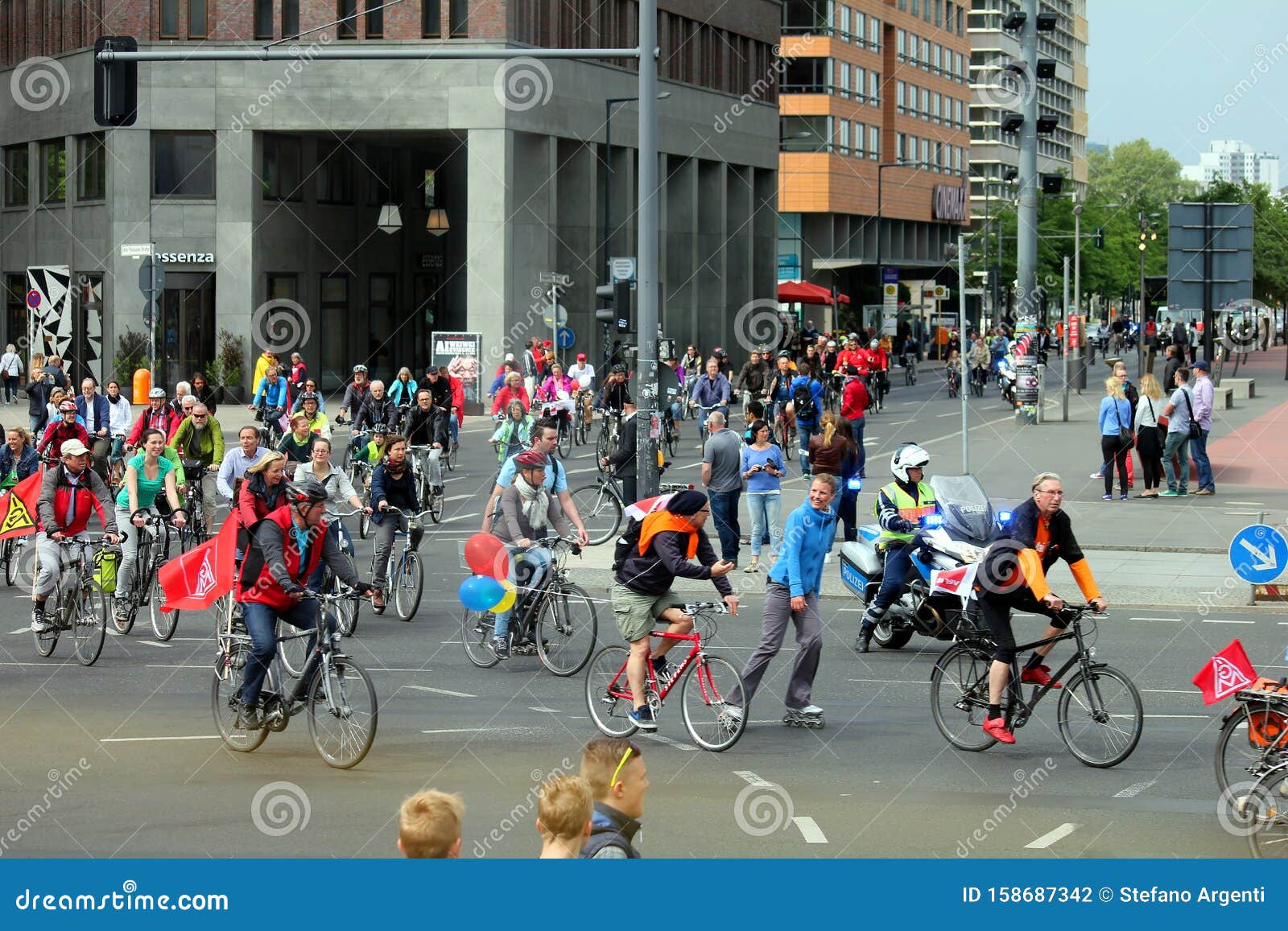 Berlin, Germany - May 14, 2014: Procession of Protesters Editorial ...