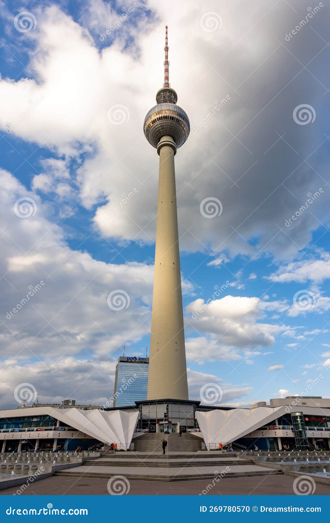 Berlin, Germany - May 2019: Television Tower on Alexanderplatz Square ...