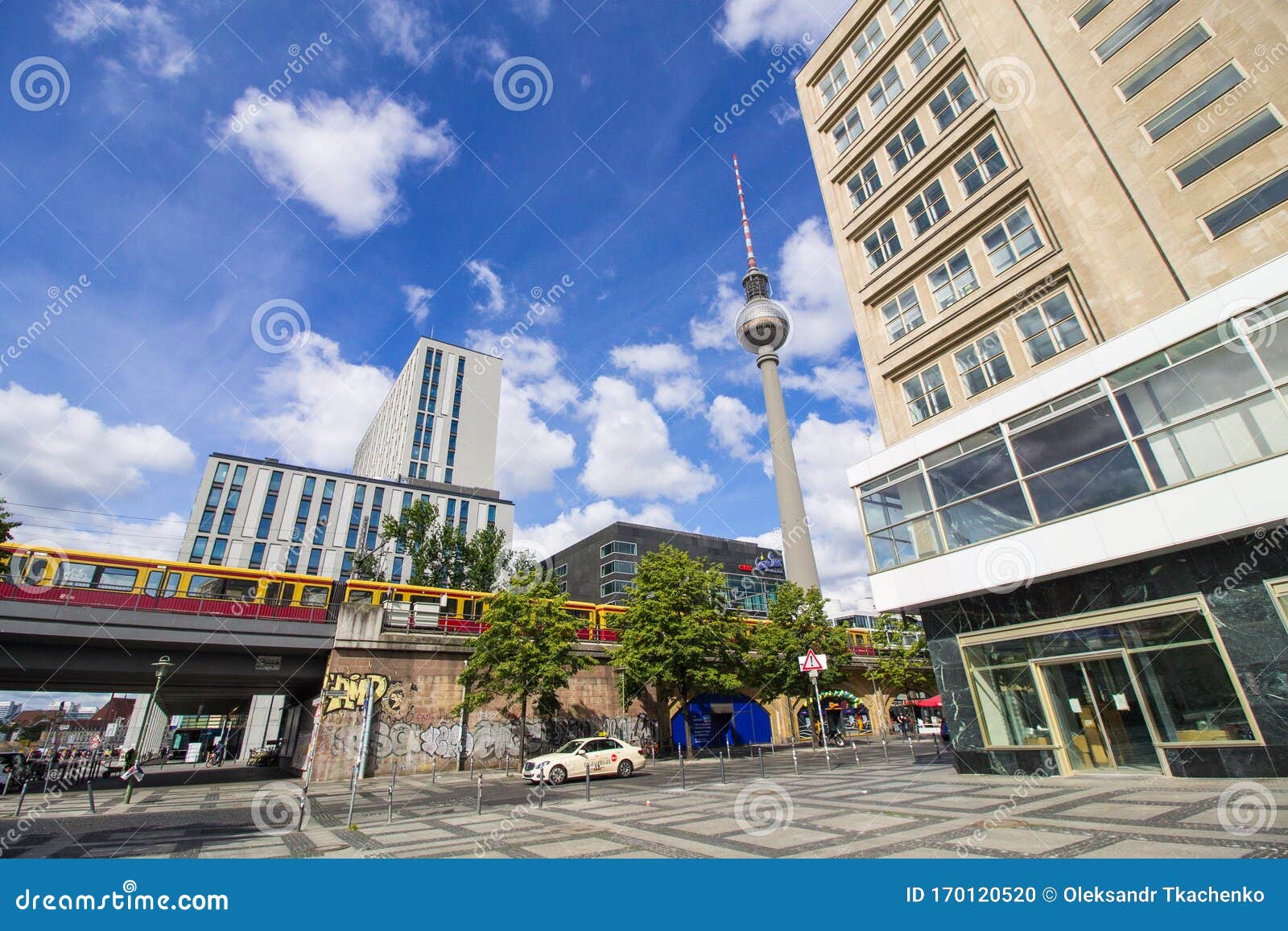 Tourists on the Alexanderplatz Square Editorial Image - Image of ...