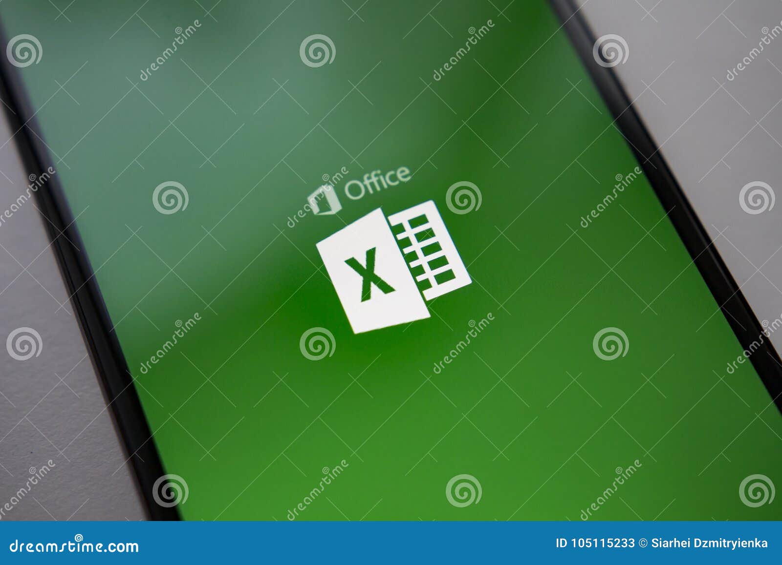 Berlin, Germany - November 19, 2017: Microsoft Exel App on Screen ...