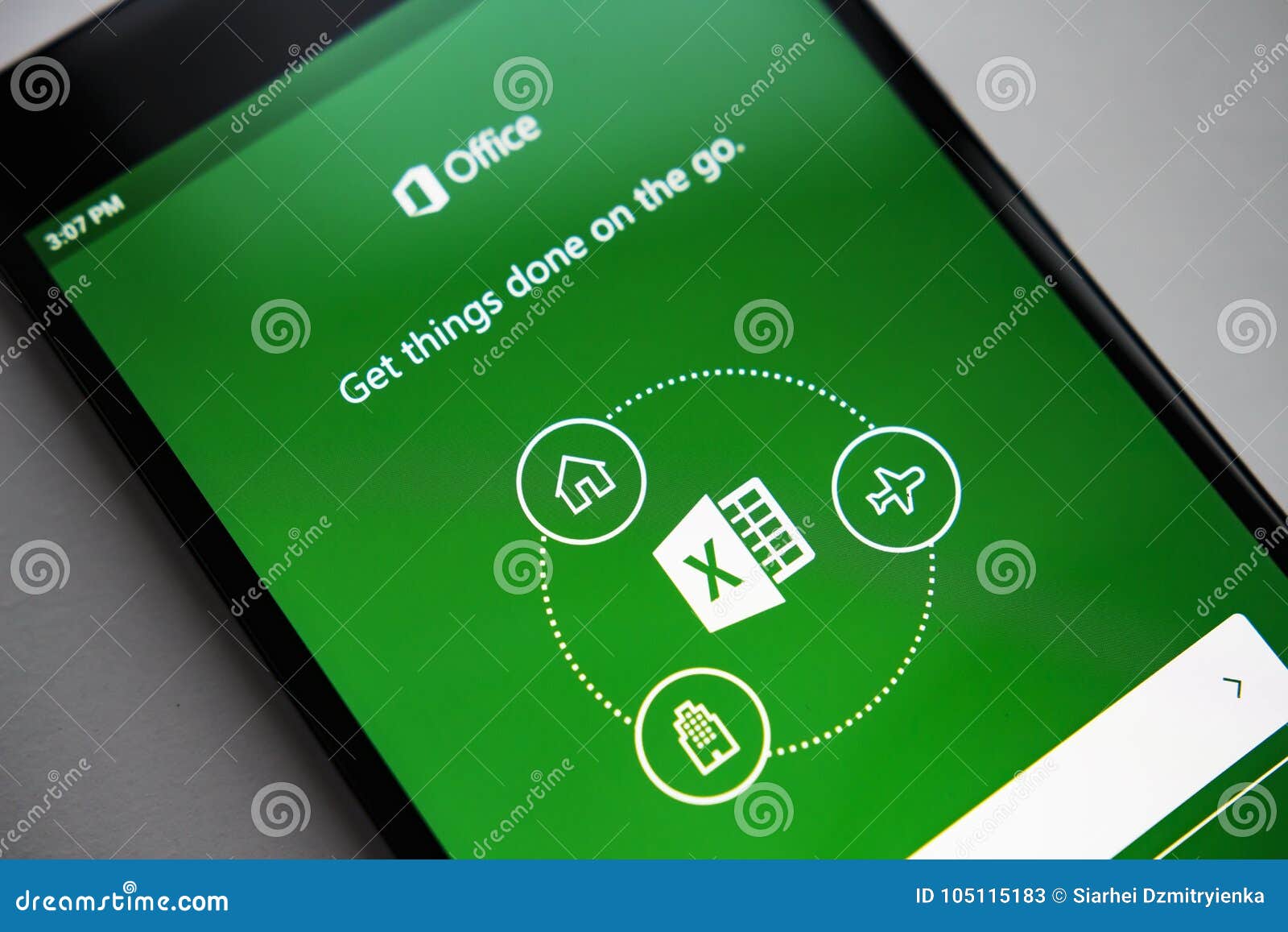 Berlin, Germany - November 19, 2017: Microsoft Exel Application on ...