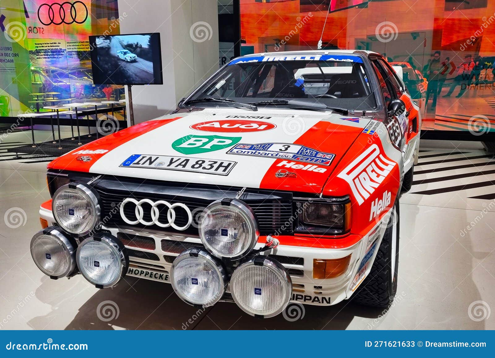 Berlin, Germany, October 2, 2022: Audi Quattro Rally Car. Editorial ...